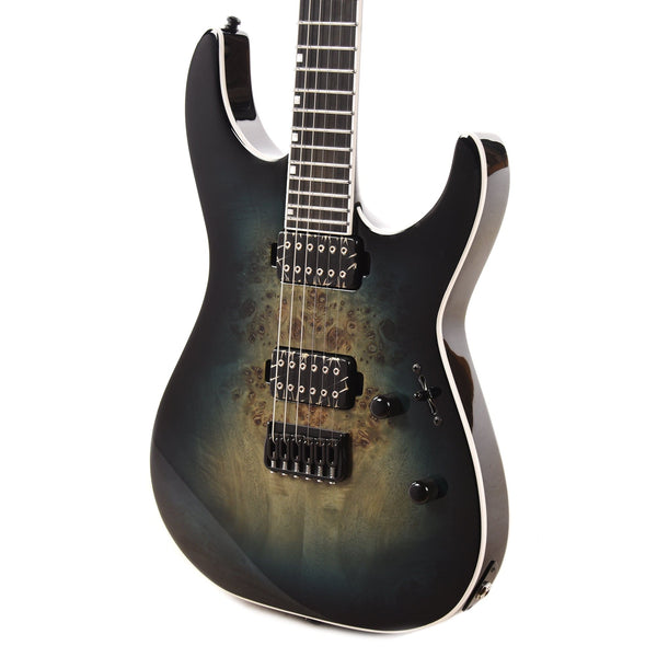 ESP E-II M-II HT Mercury Blue Burst – Chicago Music Exchange