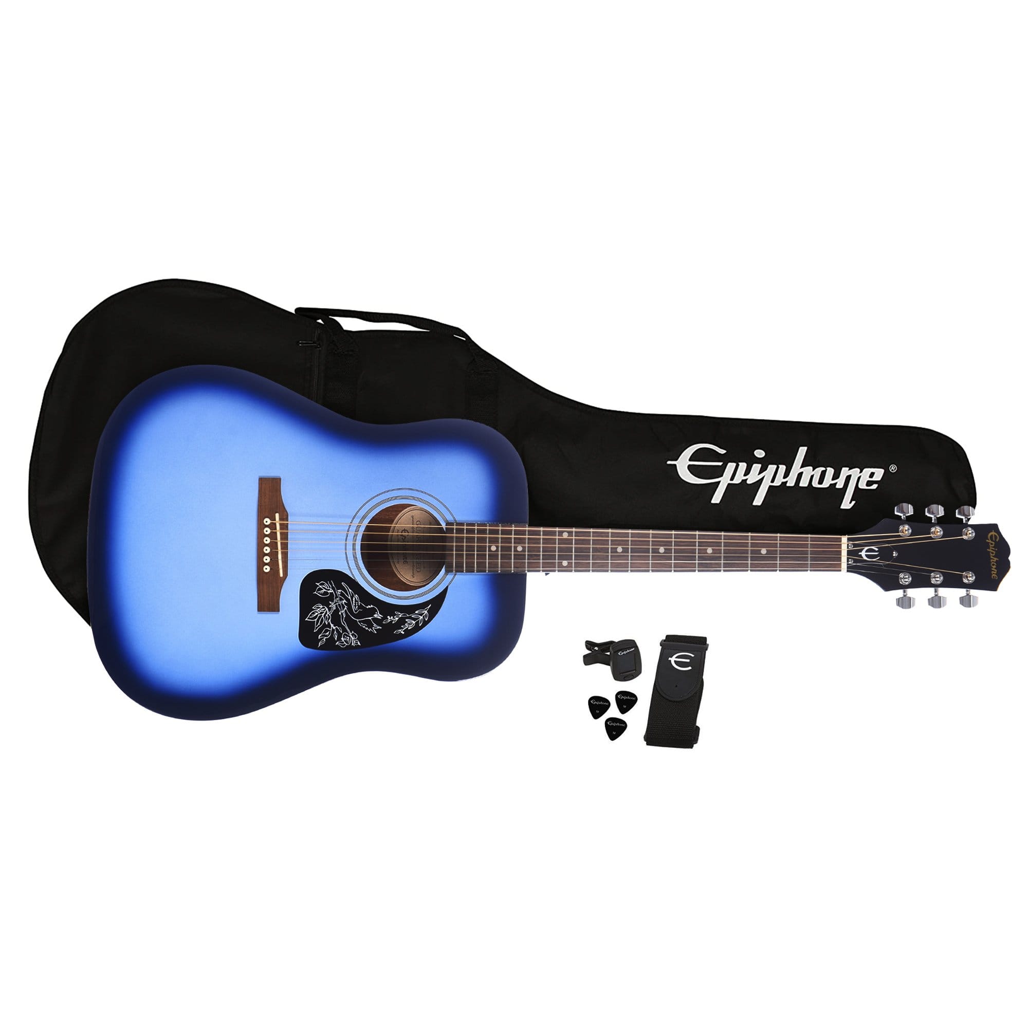 Epiphone Starling Acoustic Guitar Starter Pack Starlight Blue – Chicago ...