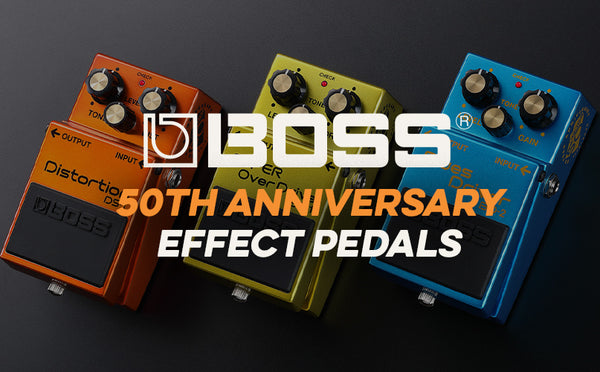 BOSS | B50A 50th Anniversary Pedals – Chicago Music Exchange