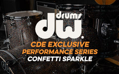 DW Drums | CDE Exclusive Performance Series Confetti Sparkle – Chicago Music Exchange