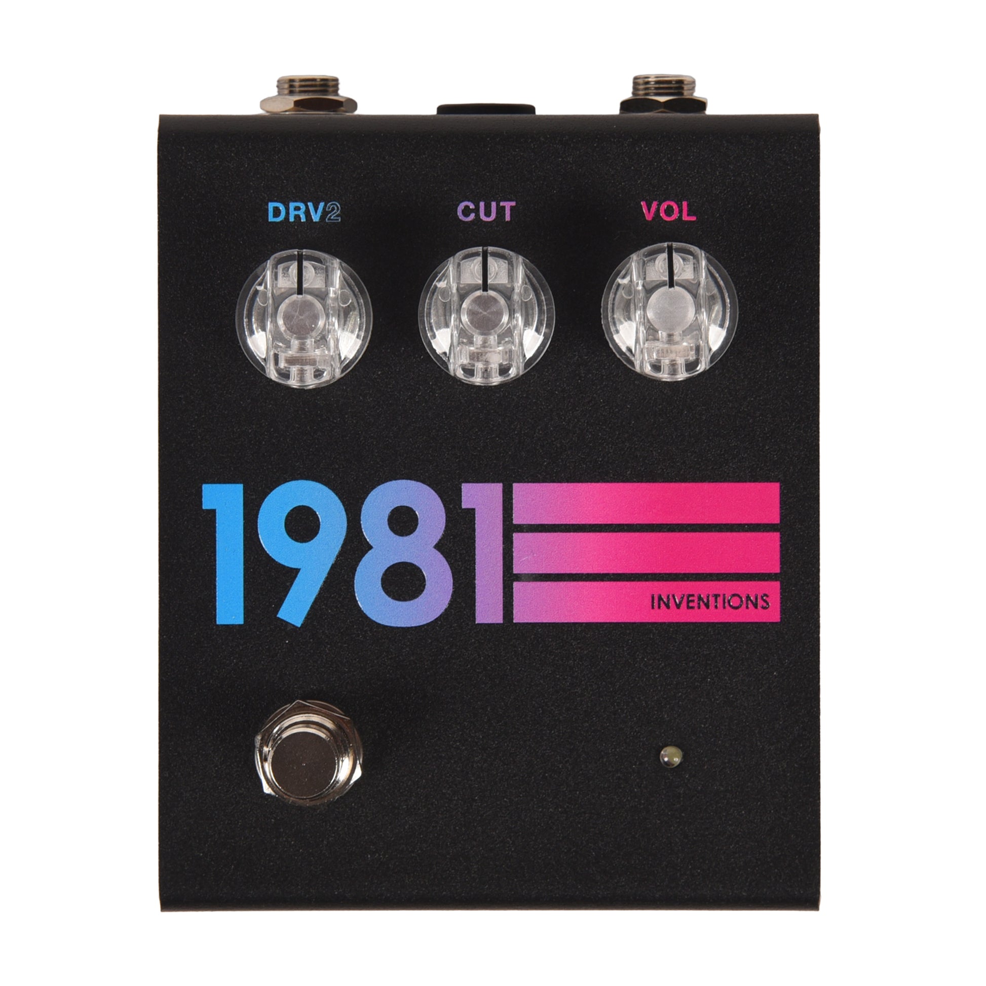 1981 Inventions DRV Overdrive Pedal Black Hyperfade – Chicago Music ...