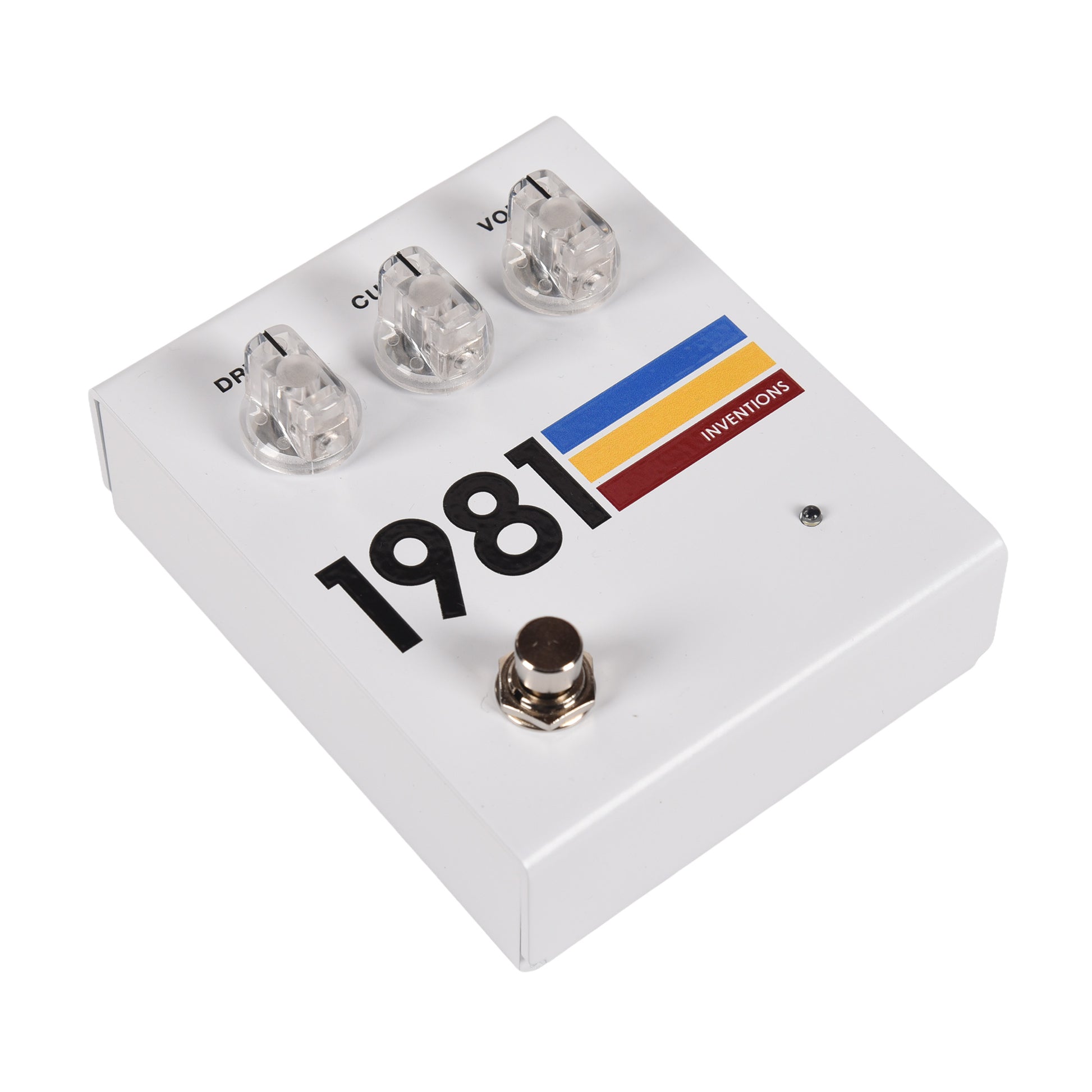 1981 Inventions DRV Overdrive Pedal White Hyperfade – Chicago Music ...