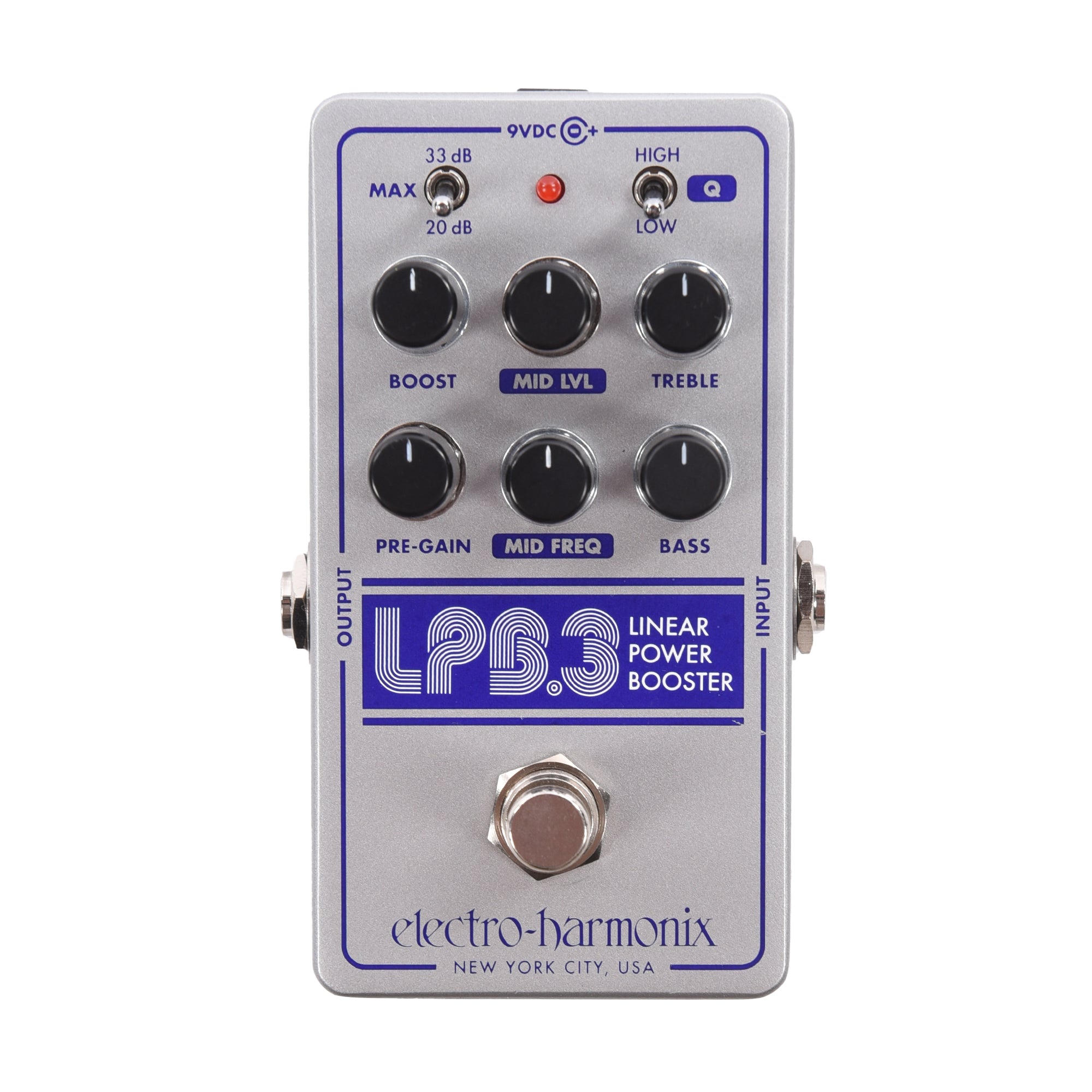 Electro-Harmonix LPB-3 Linear Power Booster & EQ Pedal – Chicago Music ...