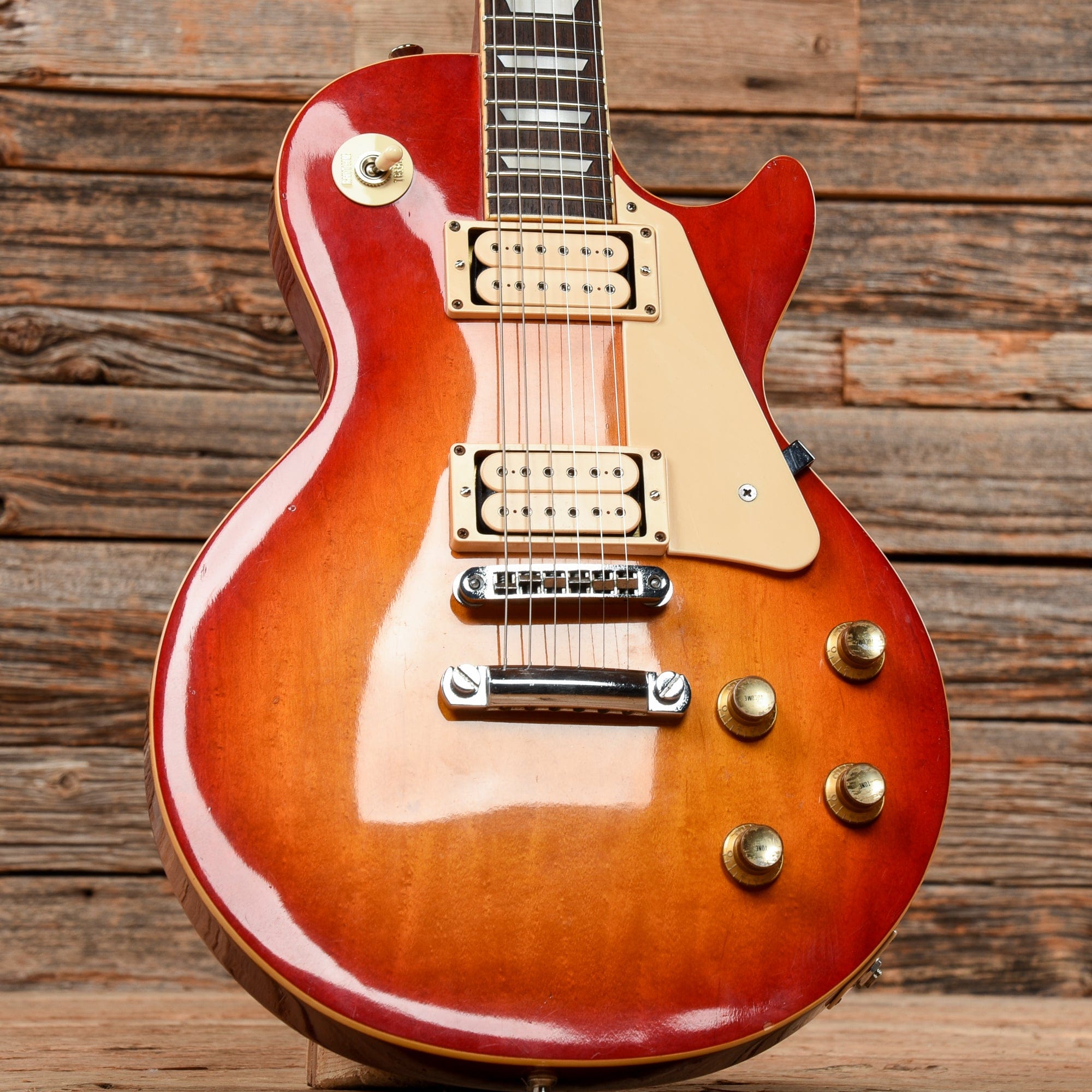 Aria Pro II Leopard Model Plaintop Cherry Sunburst 1980s – Chicago ...
