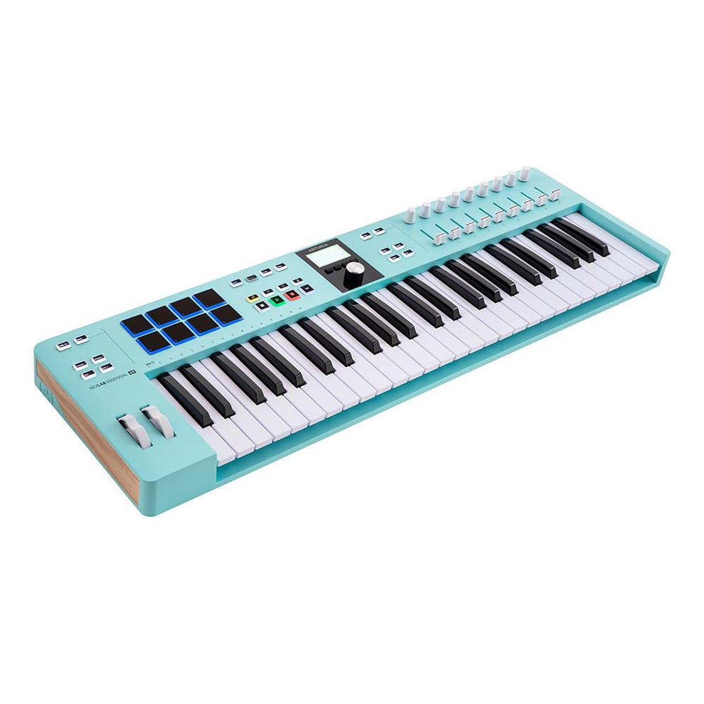 Arturia KeyLab Essential 49 MK3 MIDI Keyboard Controller Aquamarine ...