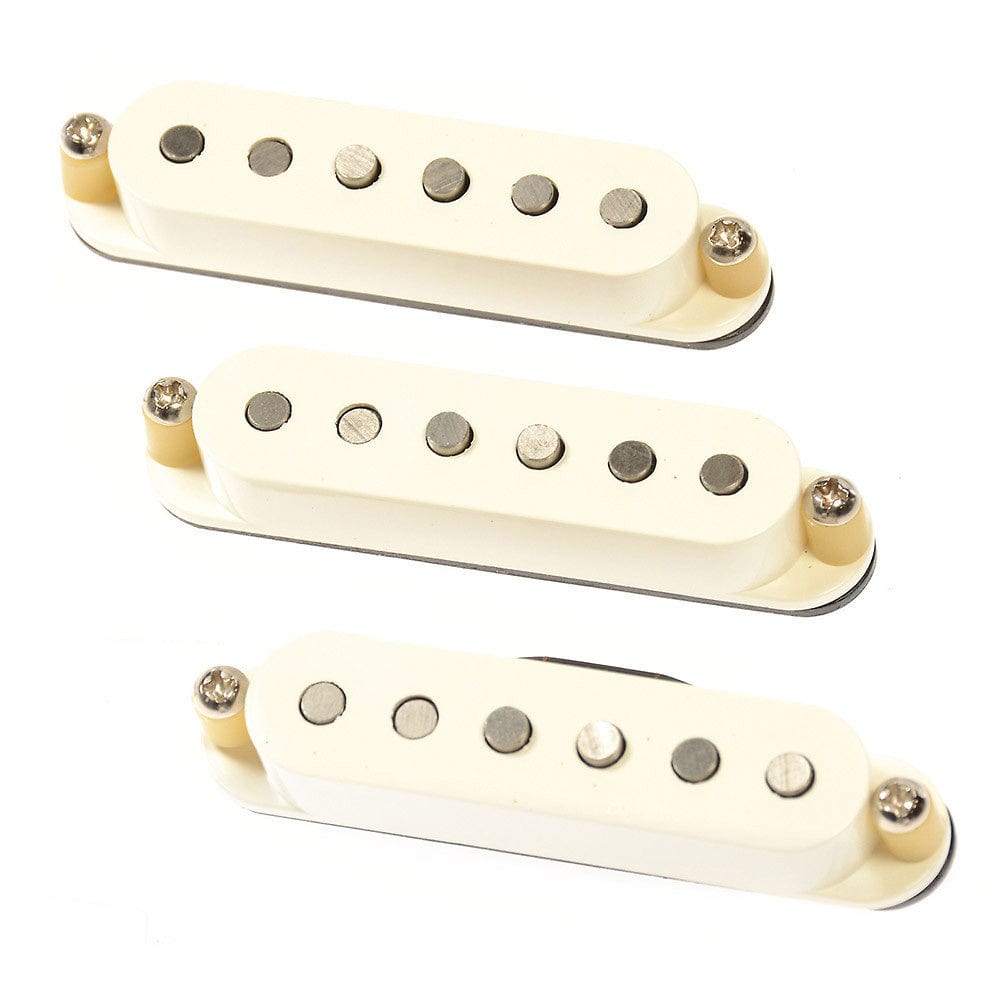 Bare Knuckle Strat PAT Pend '63 Veneer Board Single Coil Set Stag Prof ...
