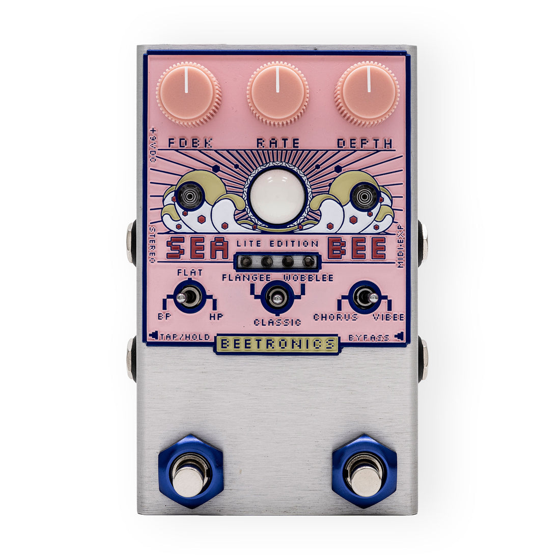 Beetronics Seabee Lite Edition Pink Harmochorus Pedal – Chicago Music ...