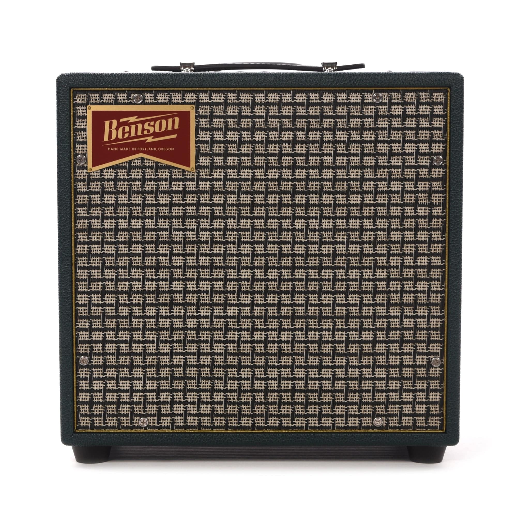 Benson Nathan Junior Reverb 5W 1x10 Combo Amp Green Tolex w/ Checkered ...