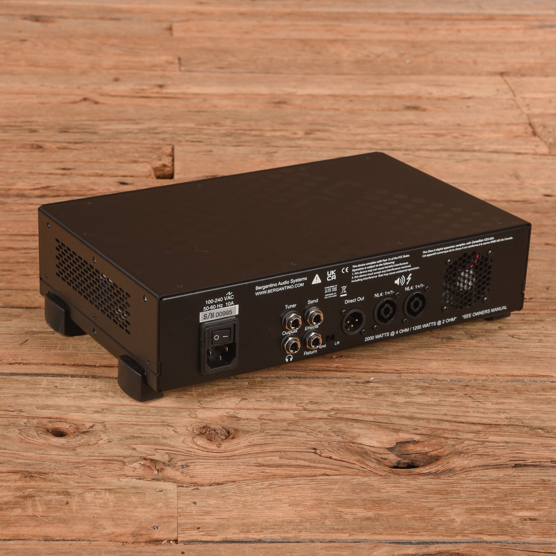 Bergantino Forte HP2 Ultra 2000w Bass Head – Chicago Music Exchange