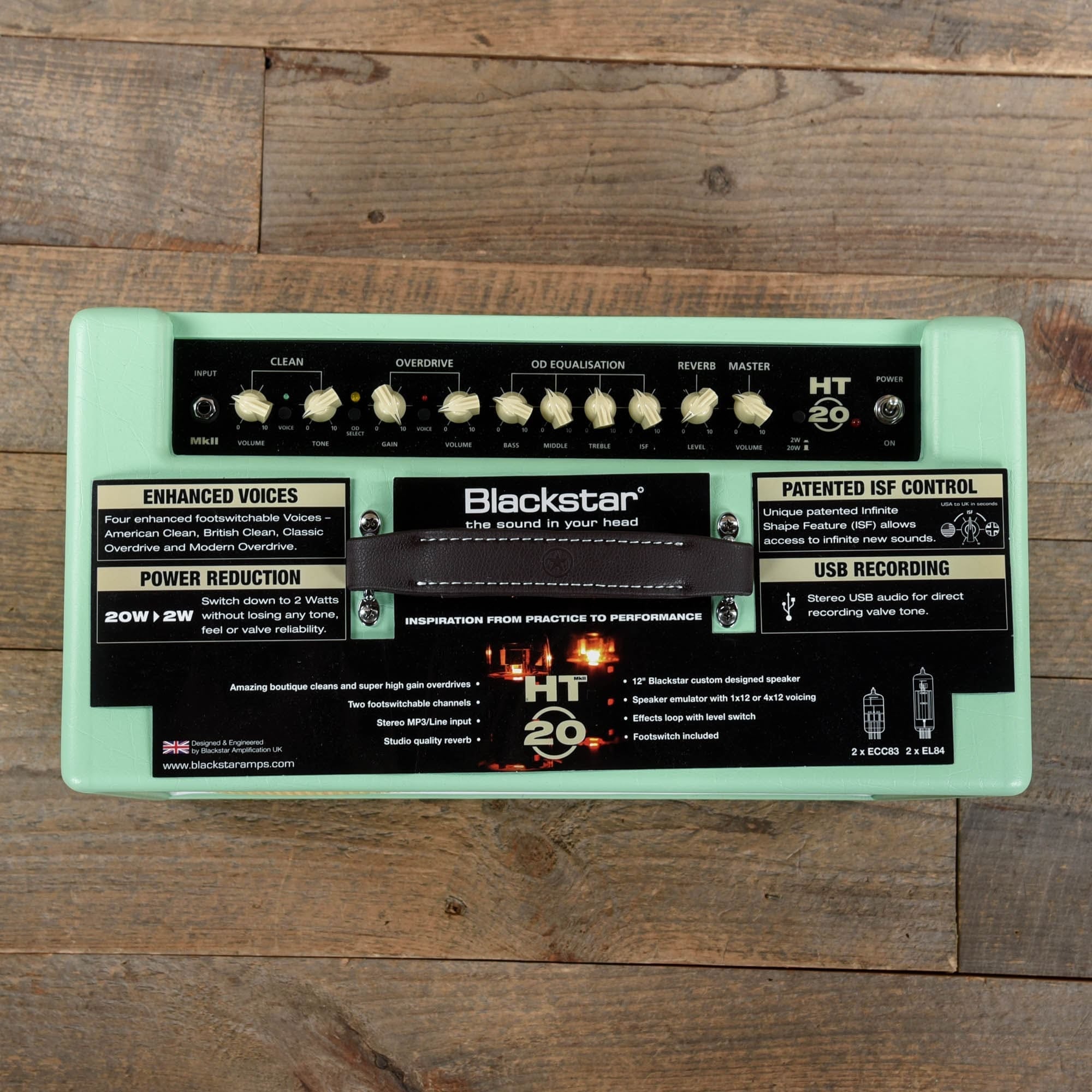 Blackstar Studio 20W 1x12 Guitar Tube Combo Amp w/Reverb in Surf Green – Chicago Music Exchange