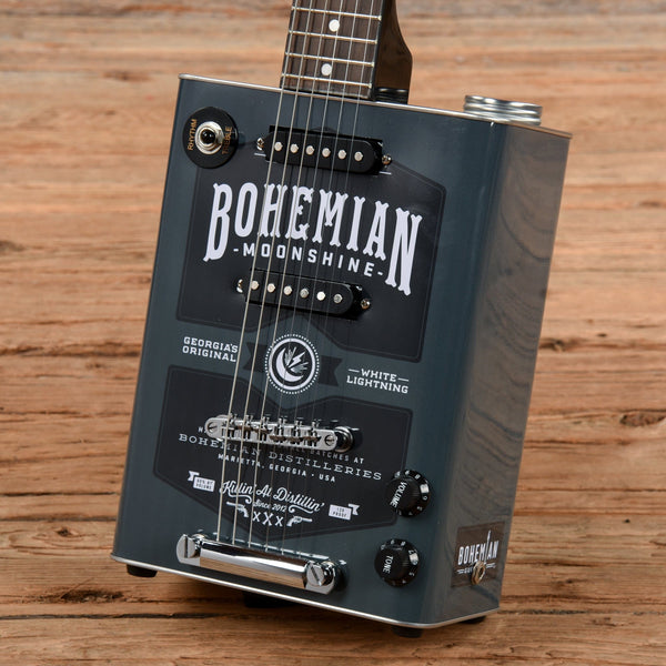 Bohemian Guitars Oil Can Guitar Grey – Chicago Music Exchange