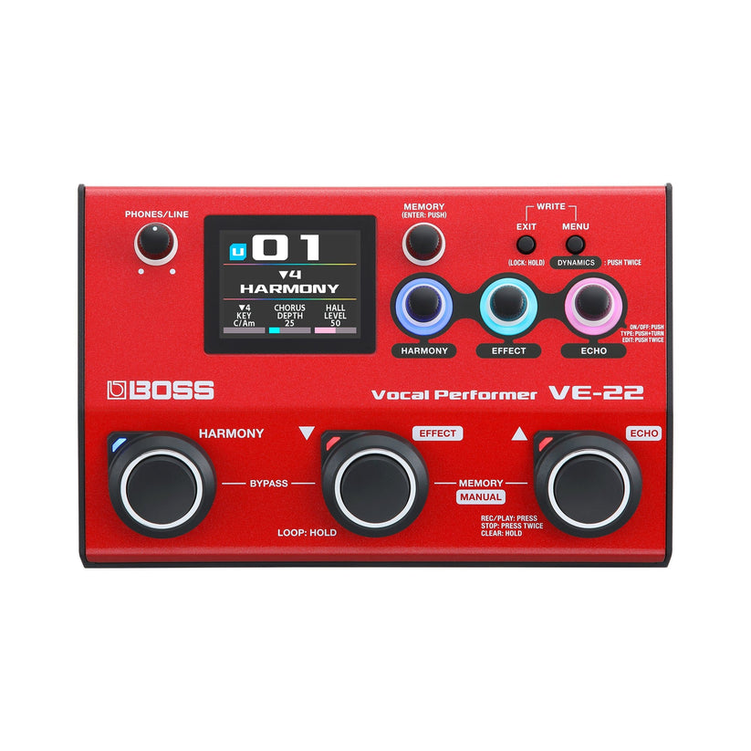Boss VE-22 Vocal Performer Multi Effects Processor – Chicago Music Exchange