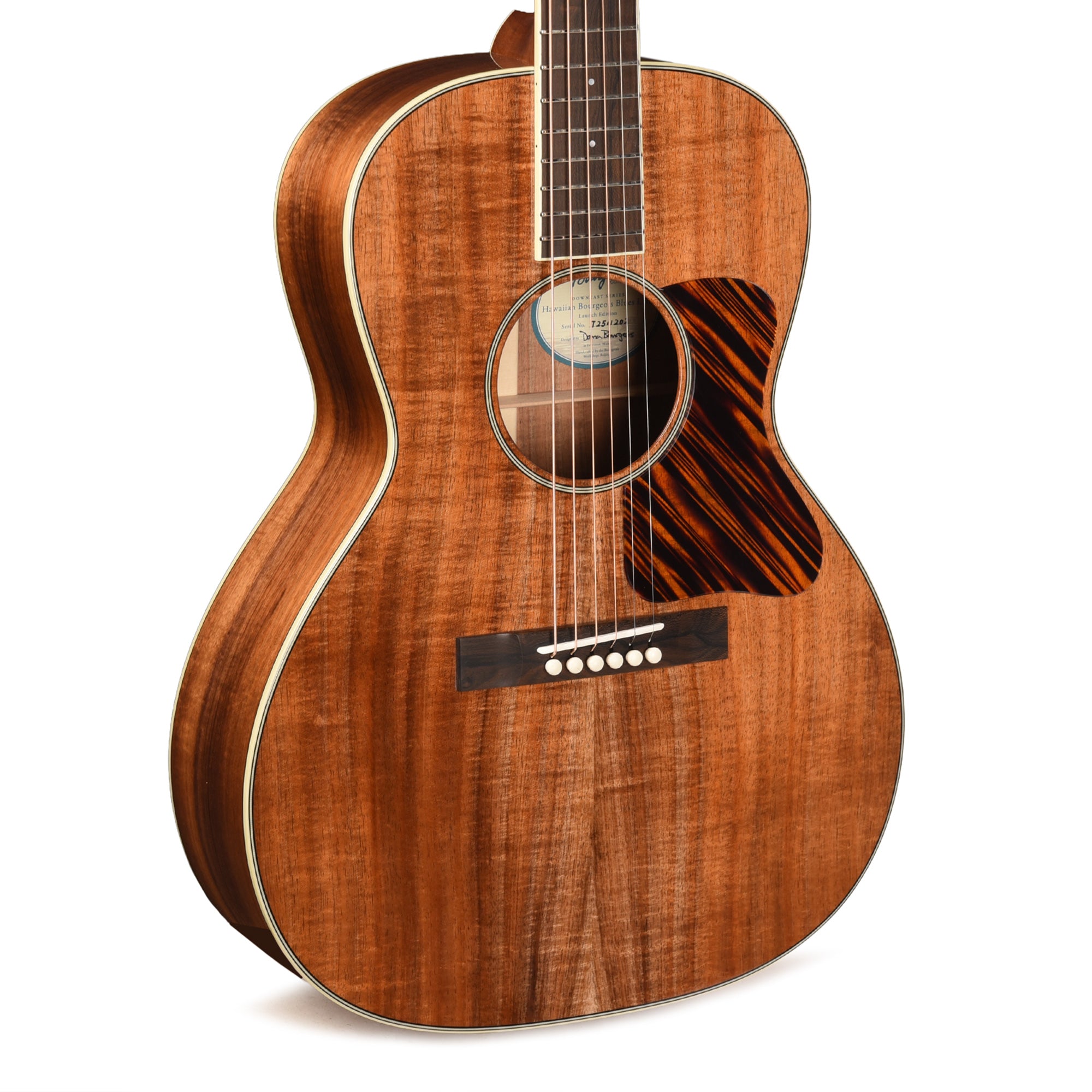 Bourgeois Downeast Series Hawaiian Bourgeois Blues Koa – Chicago Music ...