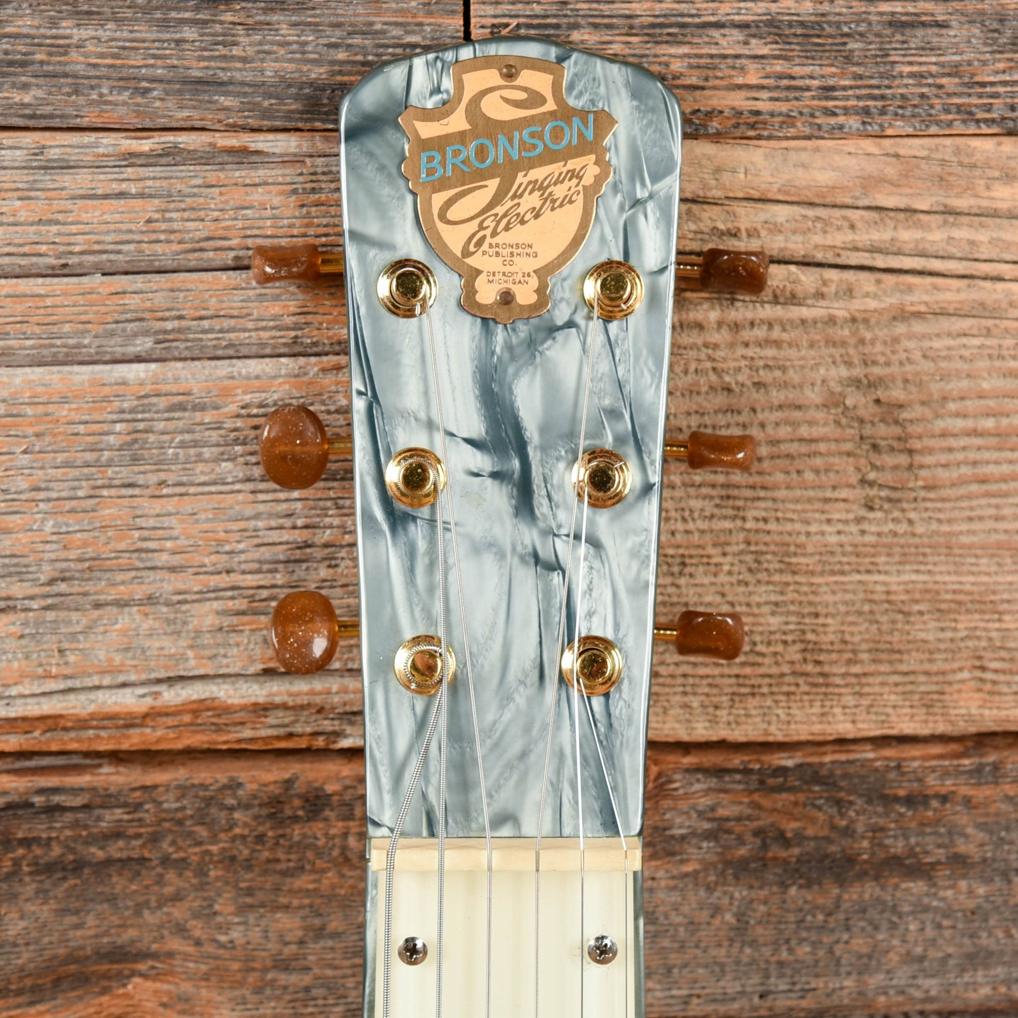 Bronson B35 Singing Electric Blue 1952 – Chicago Music Exchange