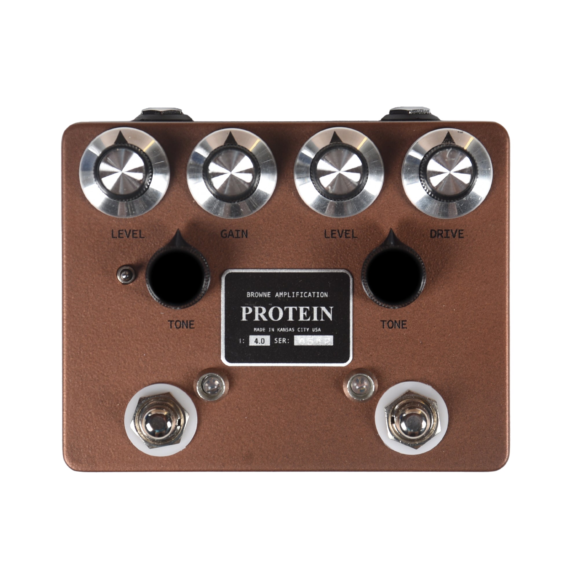 Browne Amplification Protein Dual Overdrive v4 Pedal Copper – Chicago ...