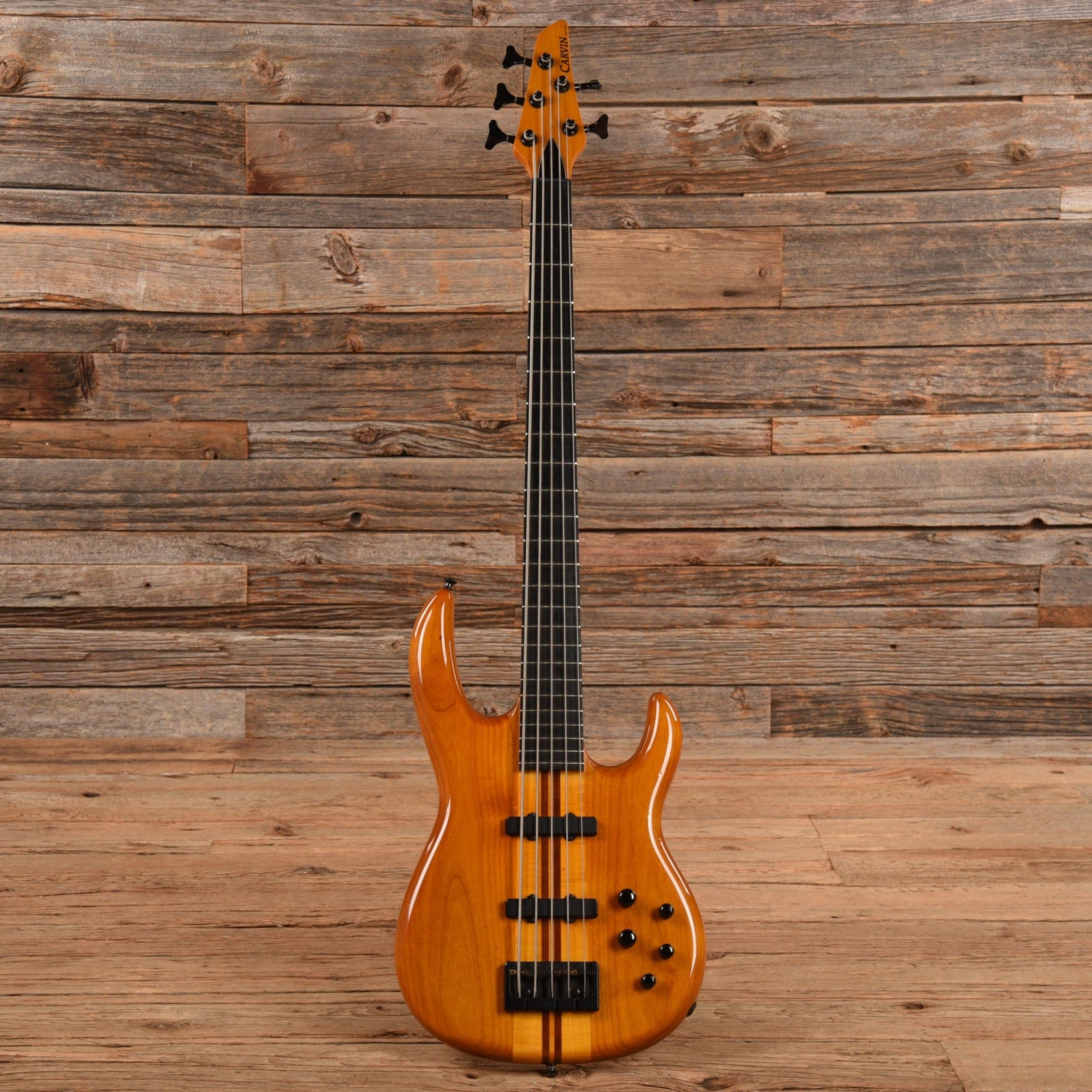 Carvin 5-String Bass Natural – Chicago Music Exchange