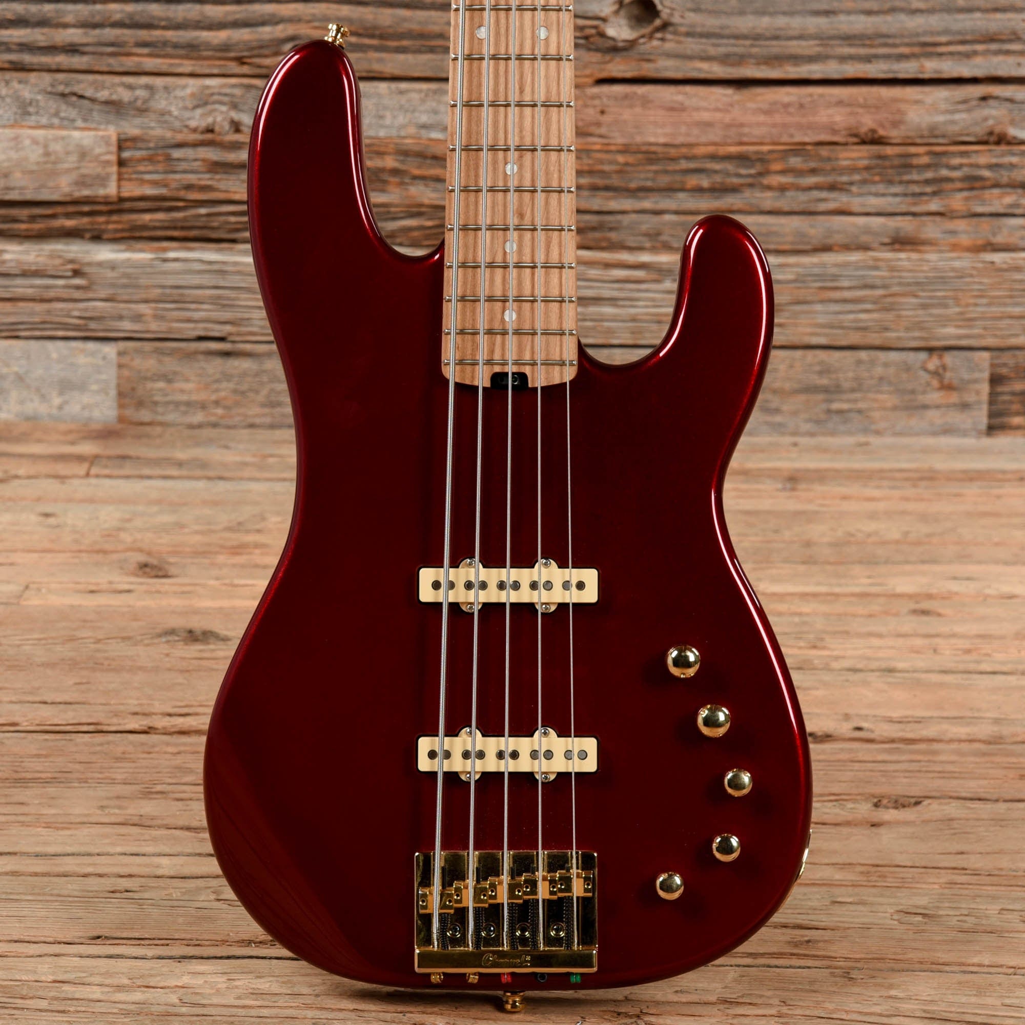 Charvel San DImas Pro Mod Bass JJ V Red 2021 – Chicago Music Exchange