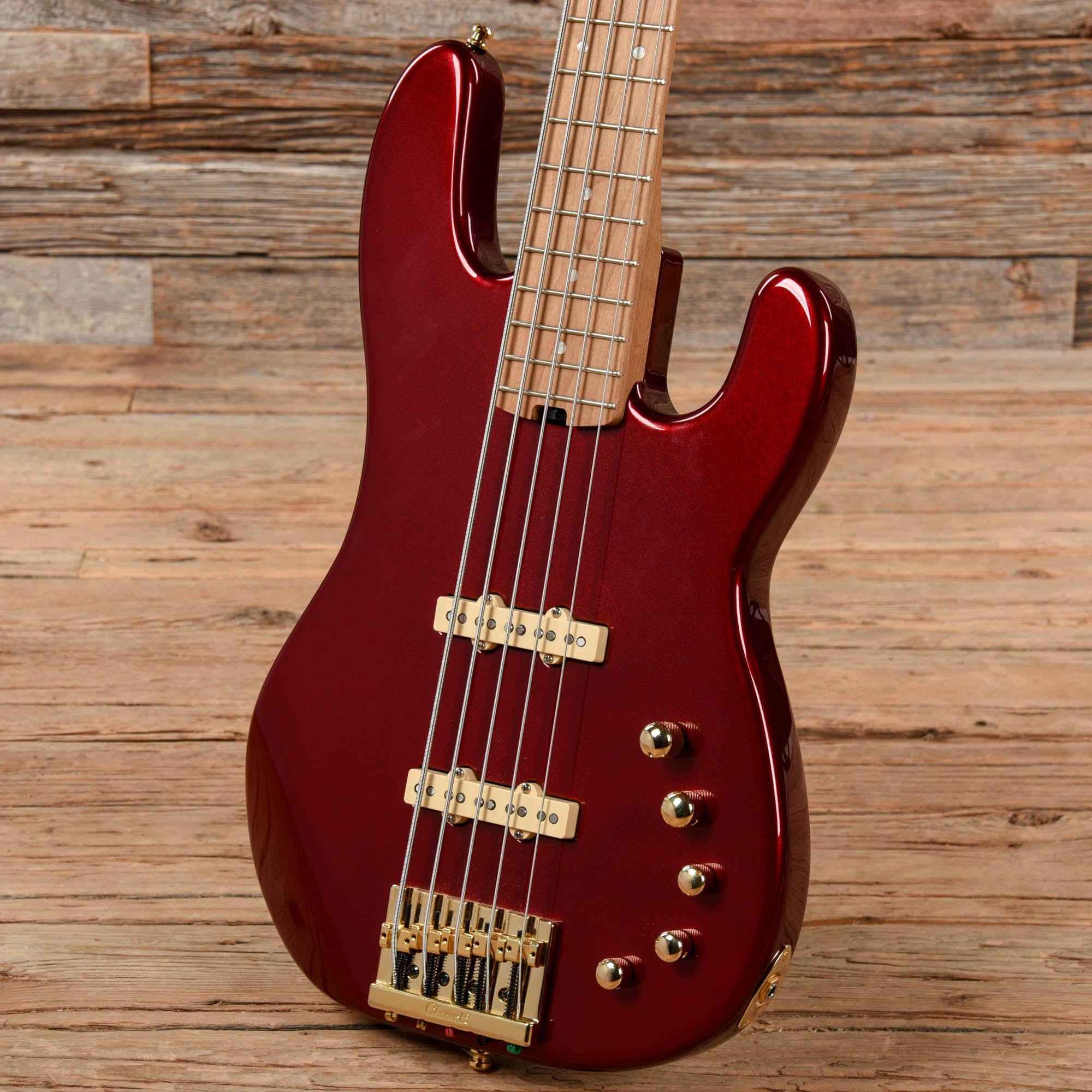 Charvel San DImas Pro Mod Bass JJ V Red 2021 – Chicago Music Exchange
