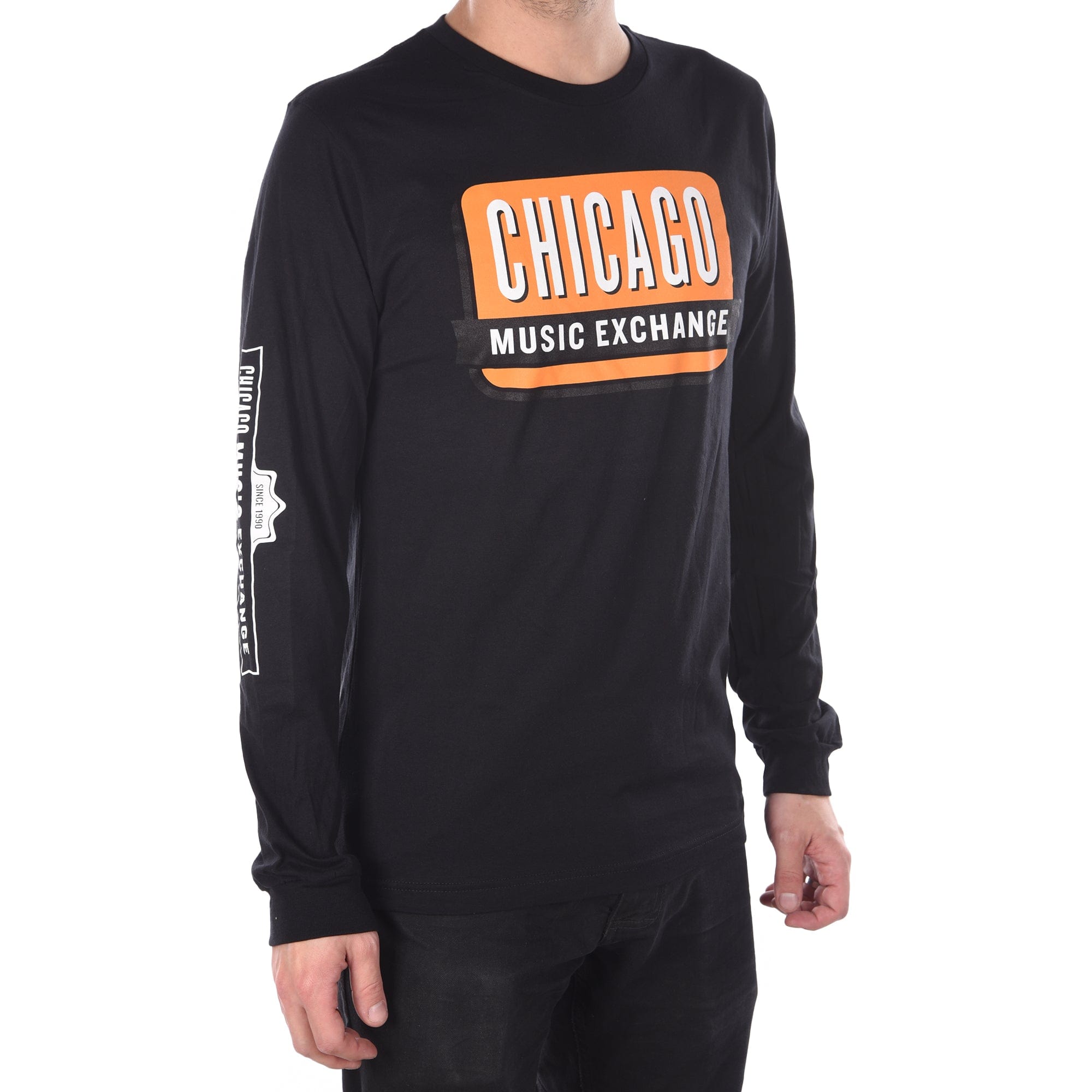 CME Long Sleeve Logo Shirt Black – Chicago Music Exchange