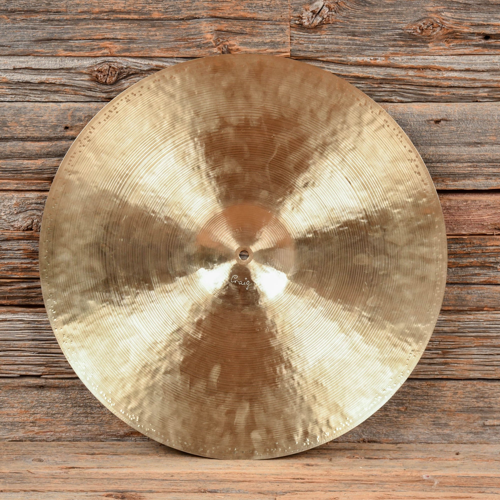 20" Craig Lauritsen Custom Rustico Crash Ride Cymbal USED – Chicago ...