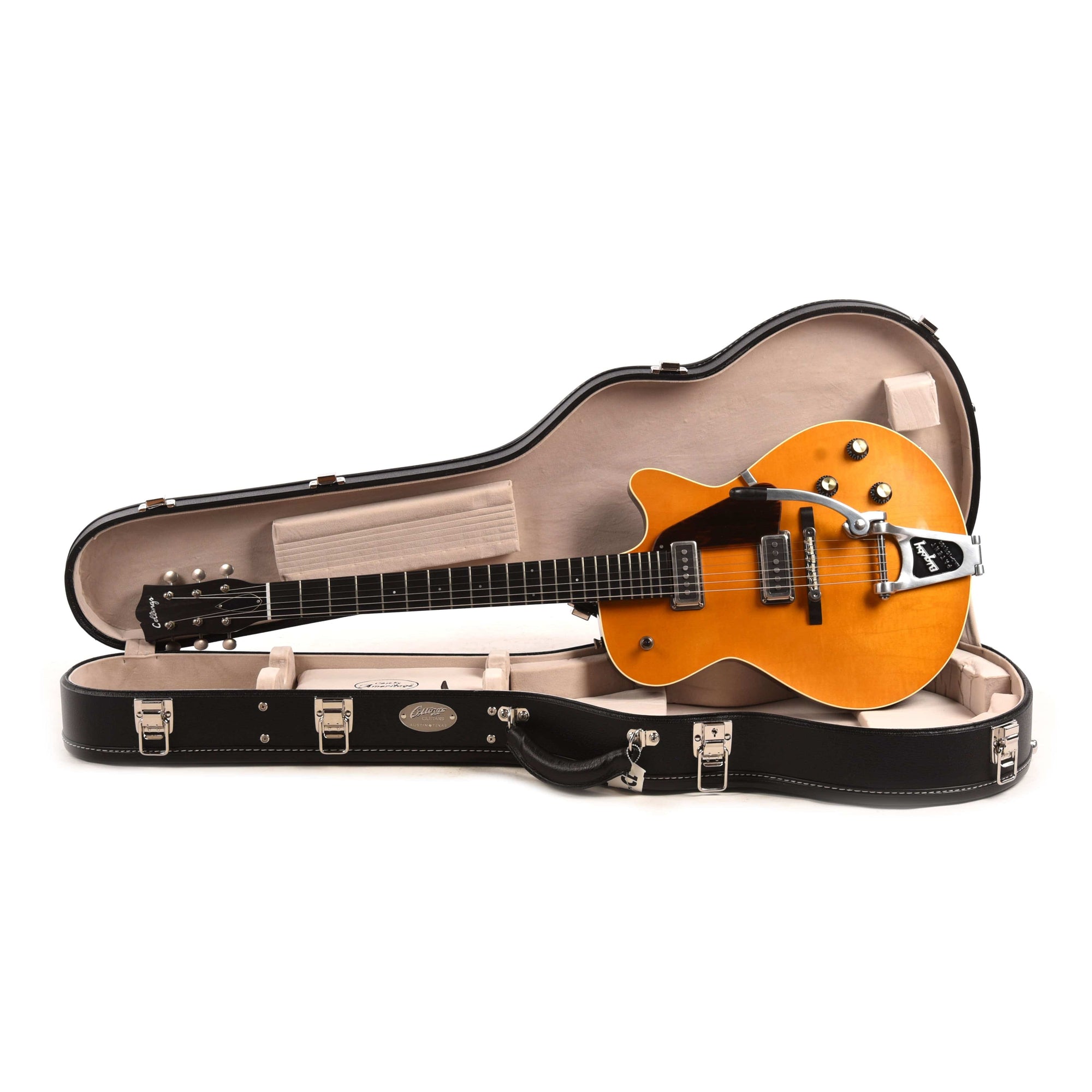 Collings 470 JL Julian Lage Signature Antiqued Blonde w/Bigsby – Chicago Music Exchange