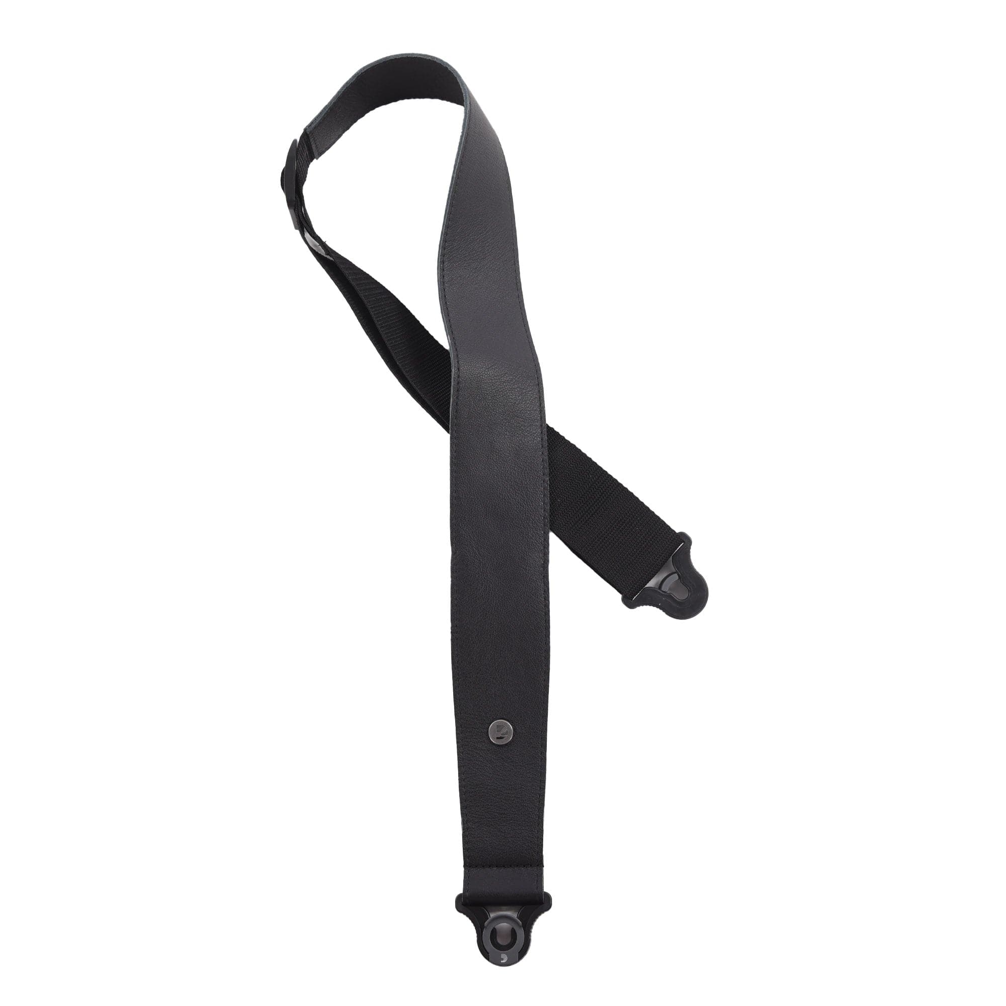 D'Addario 2.5" Comfort Leather Auto Lock Guitar Strap Black – Chicago ...