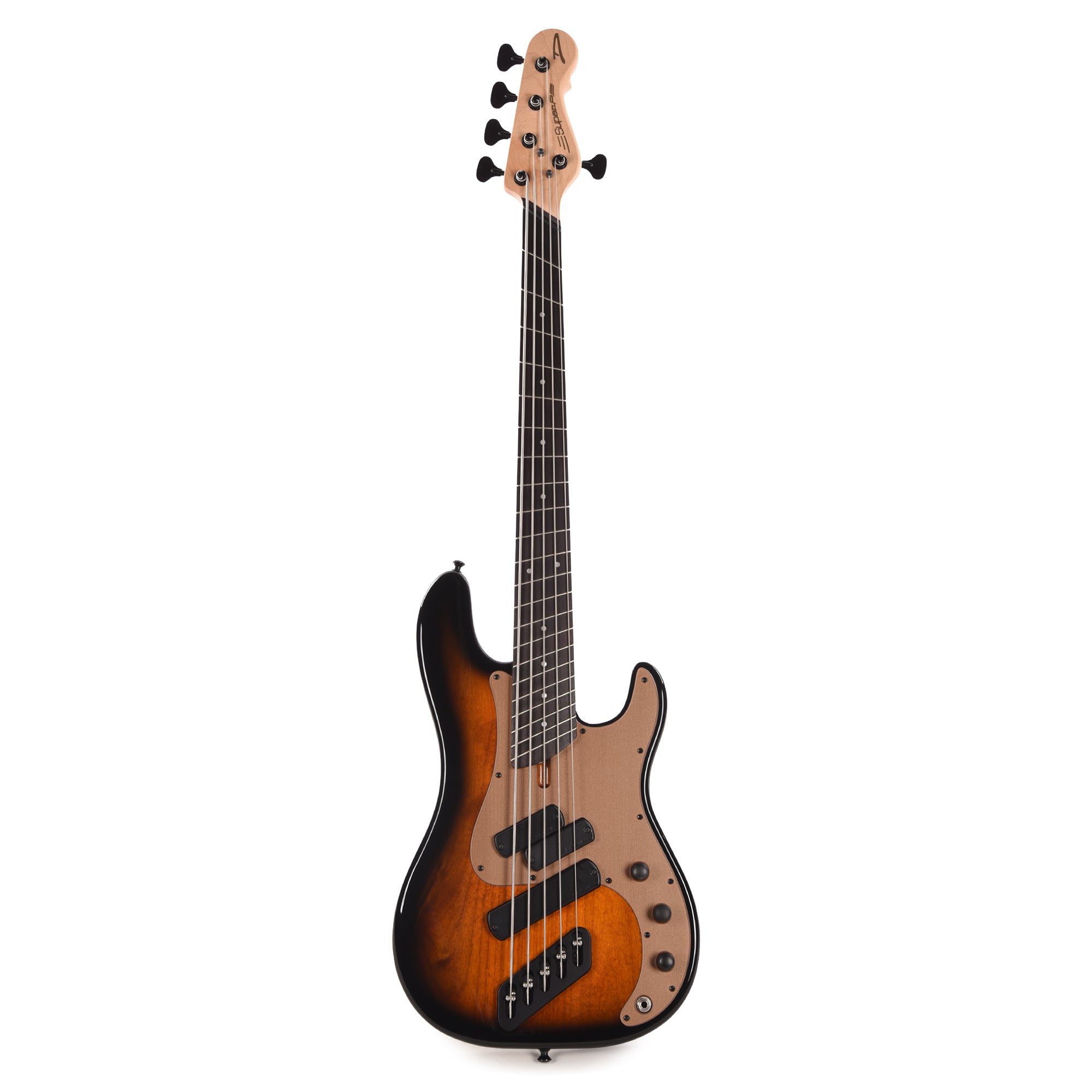 Dingwall SP1 Superbass 5-String Gloss Vintage Burst w/Matte Gold Pickg ...
