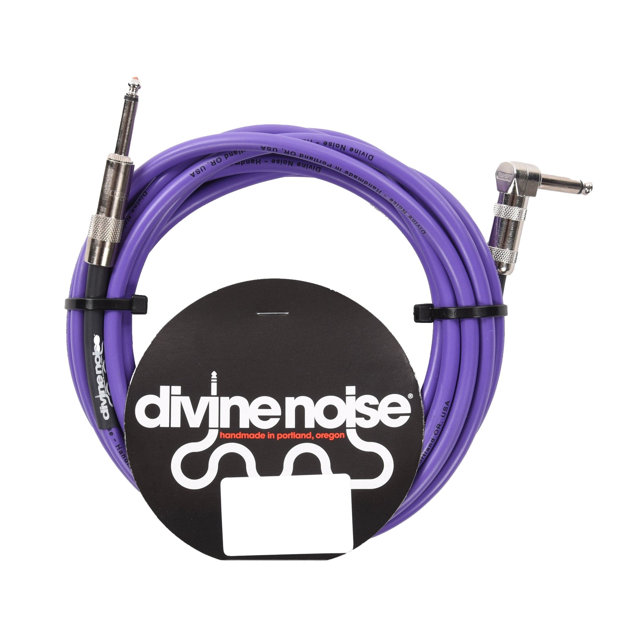 Divine Noise Straight Cable Purple 15' Straight/Right Angle – Chicago ...