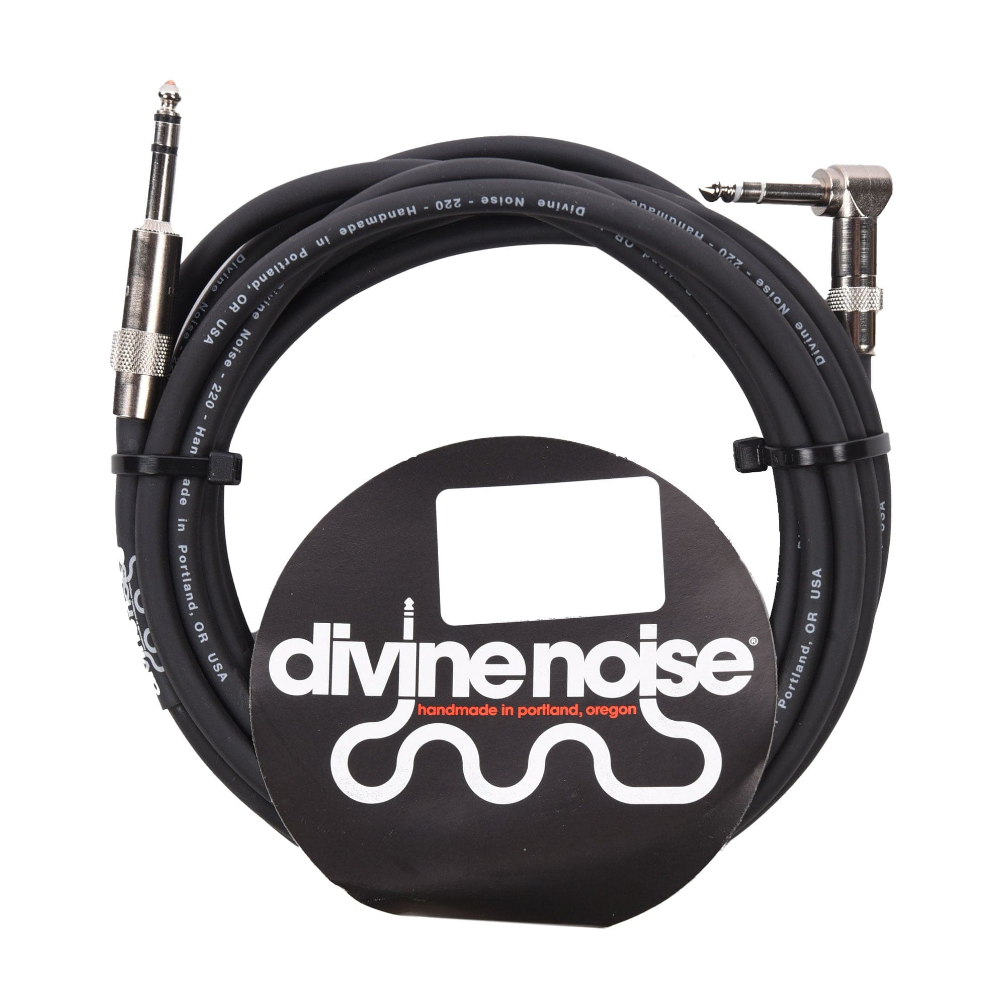 Divine Noise TRS Cable 15' TRS Straight/TRS Right Angle – Chicago Music ...