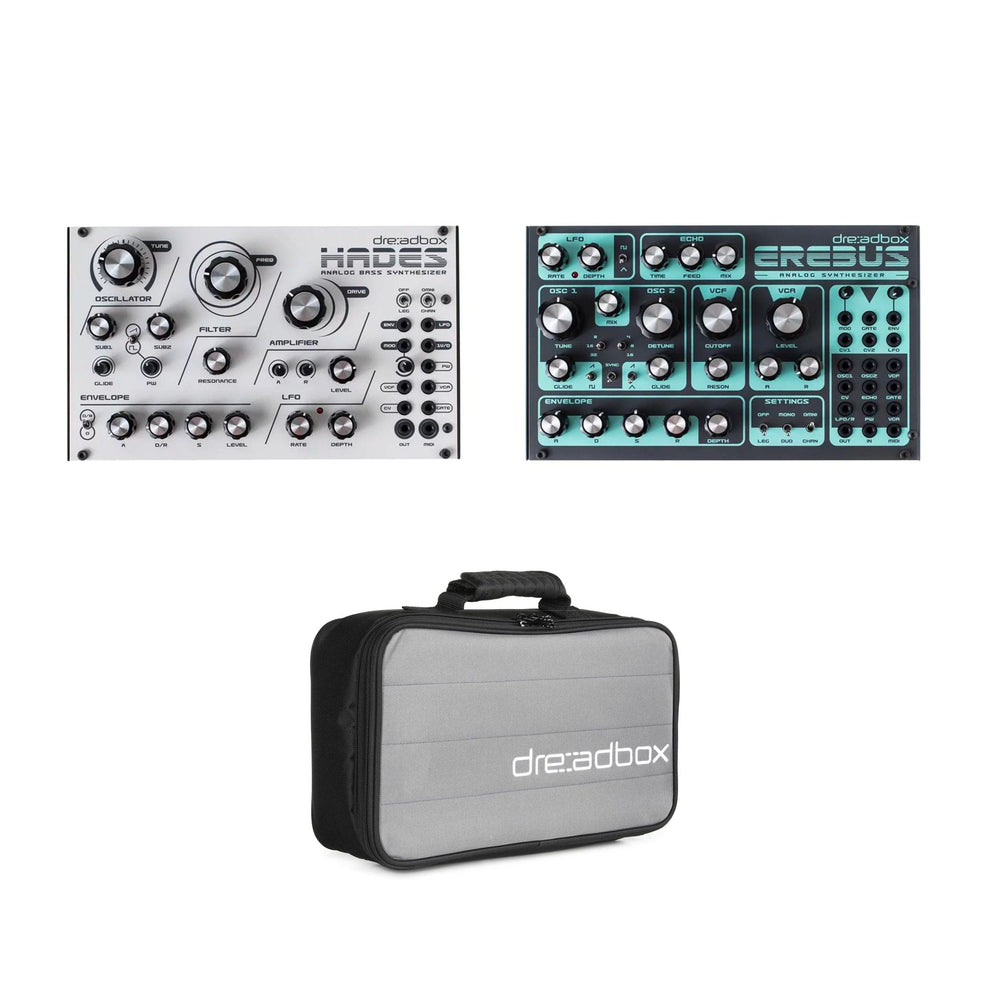 Dreadbox Erebus Paraphonic Analog Desktop Synthesizer and Hades Deskto ...