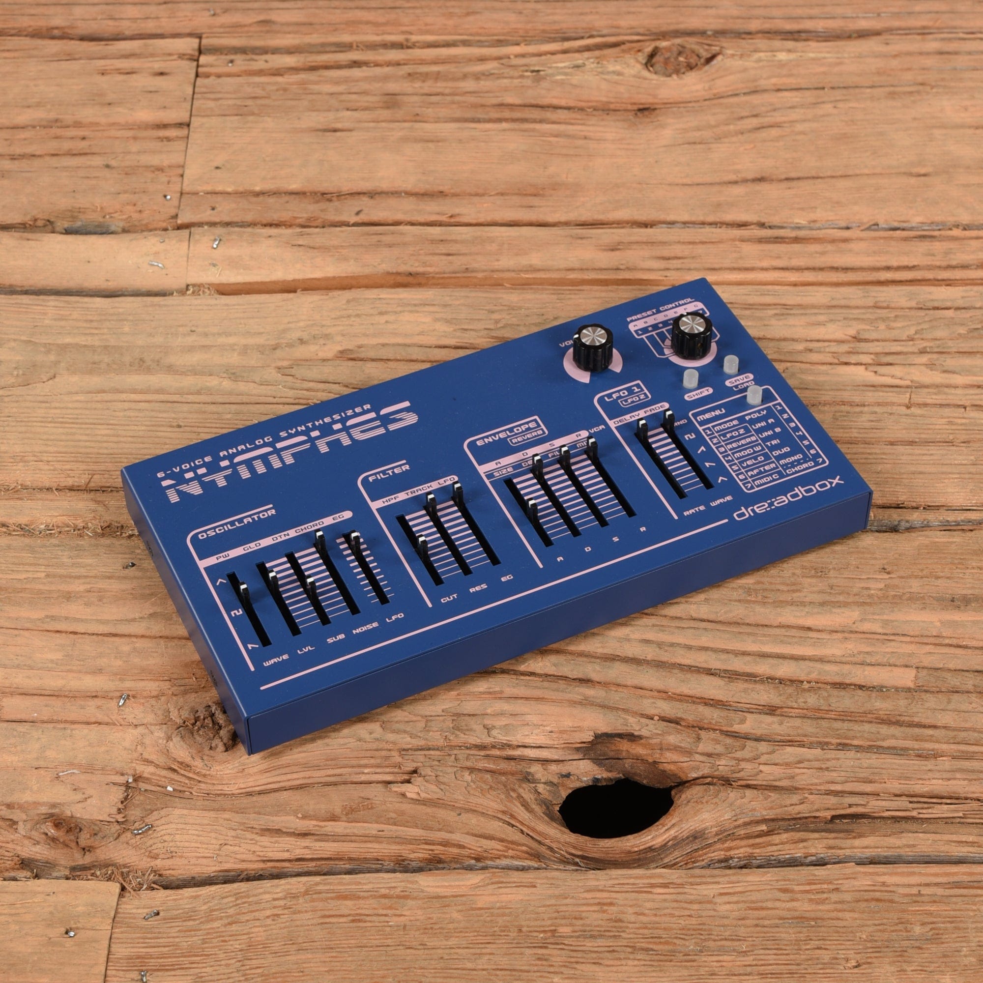 Dreadbox Nymphes 6-voice Desktop Analog Synthesizer – Chicago Music ...