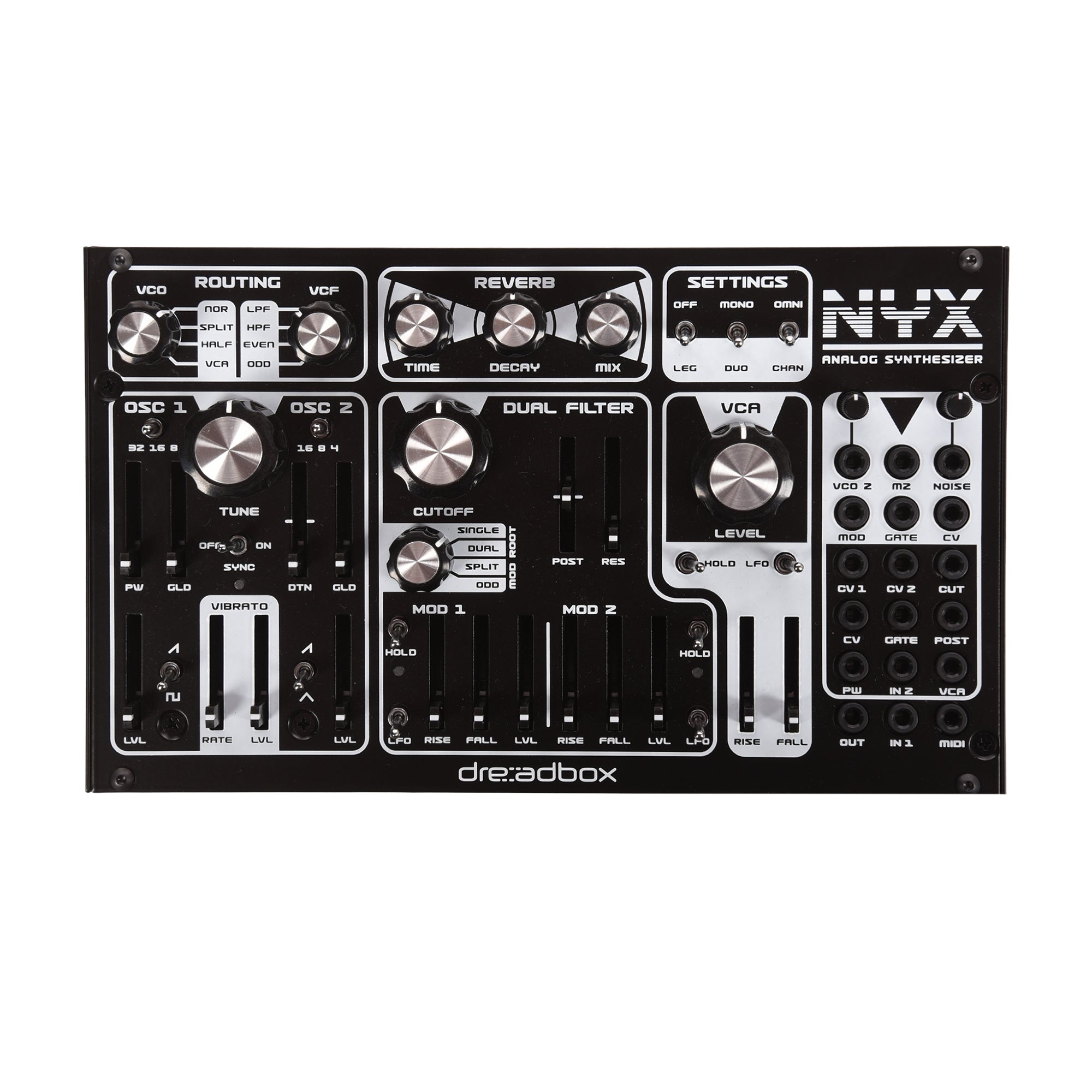Dreadbox Nyx Reissue Duophonic USB Powered Analog Synthesizer – Chicago ...