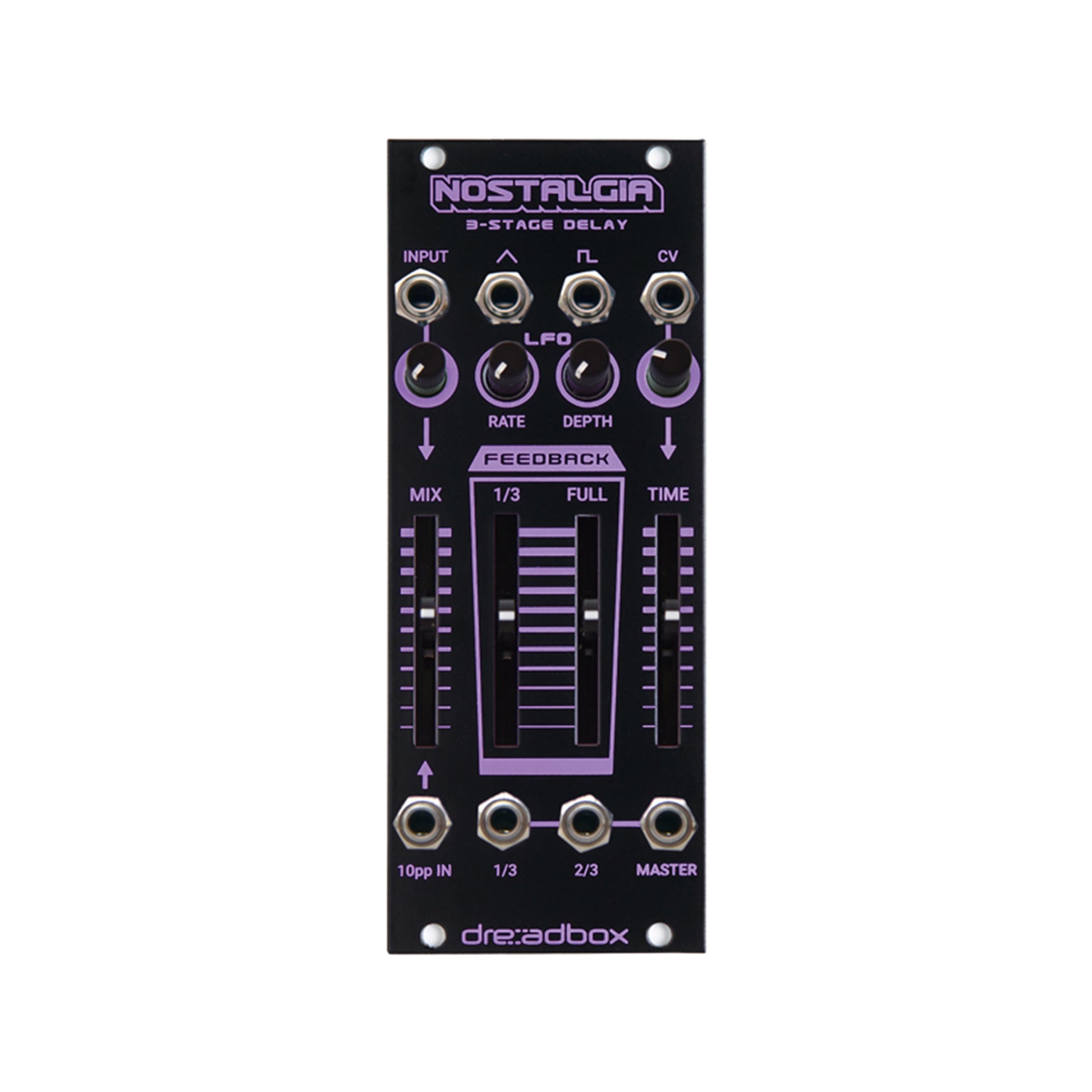 Dreadbox Nostalgia Dual Modulator, LFO & ADSR Eurorack Module Black Li ...