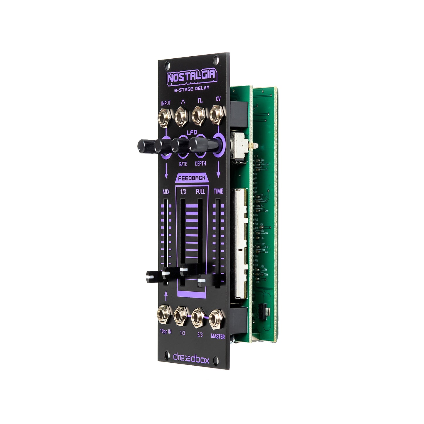 Dreadbox Nostalgia Dual Modulator, LFO & ADSR Eurorack Module Black Li ...
