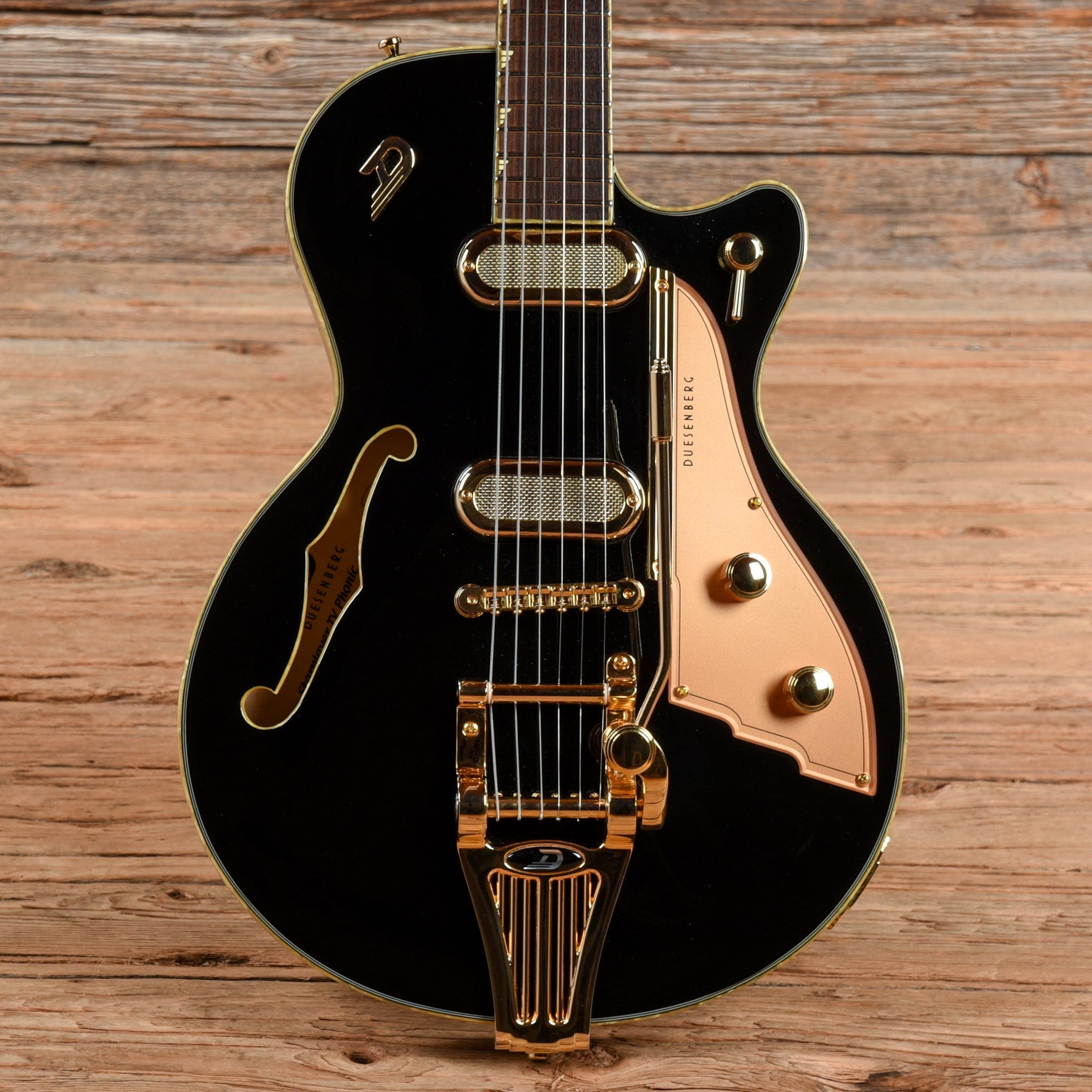 Duesenberg Starplayer TV Phonic Black – Chicago Music Exchange