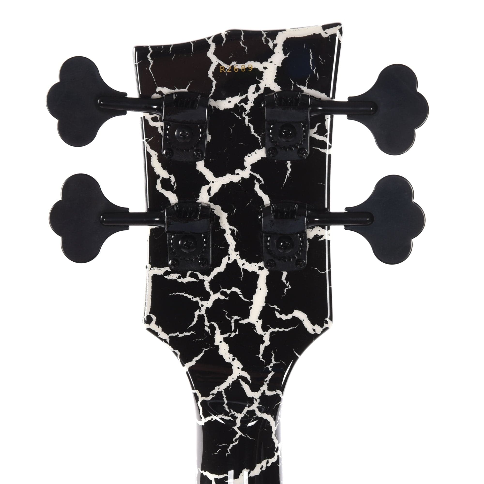 Dunable DE R2 Bass Gloss Black & White Crackle w/Black Hardware ...