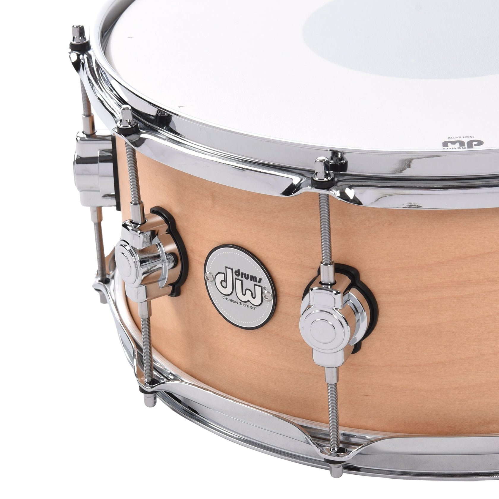 DW 6x14 Design Series Snare Drum Natural Satin – Chicago Music Exchange