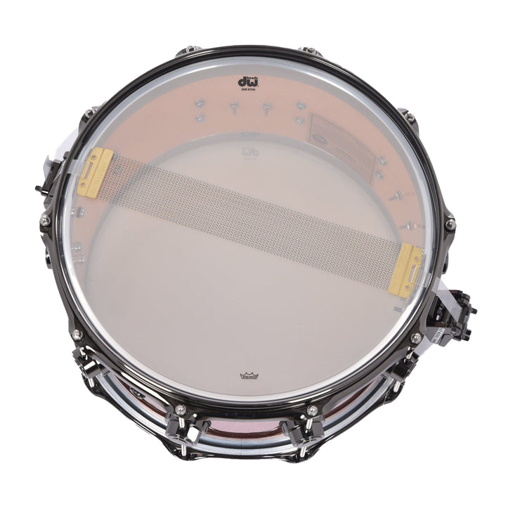 DW 7x14 Edge Snare Drum Rose Copper w/Black Nickel Hdw – Chicago Music ...