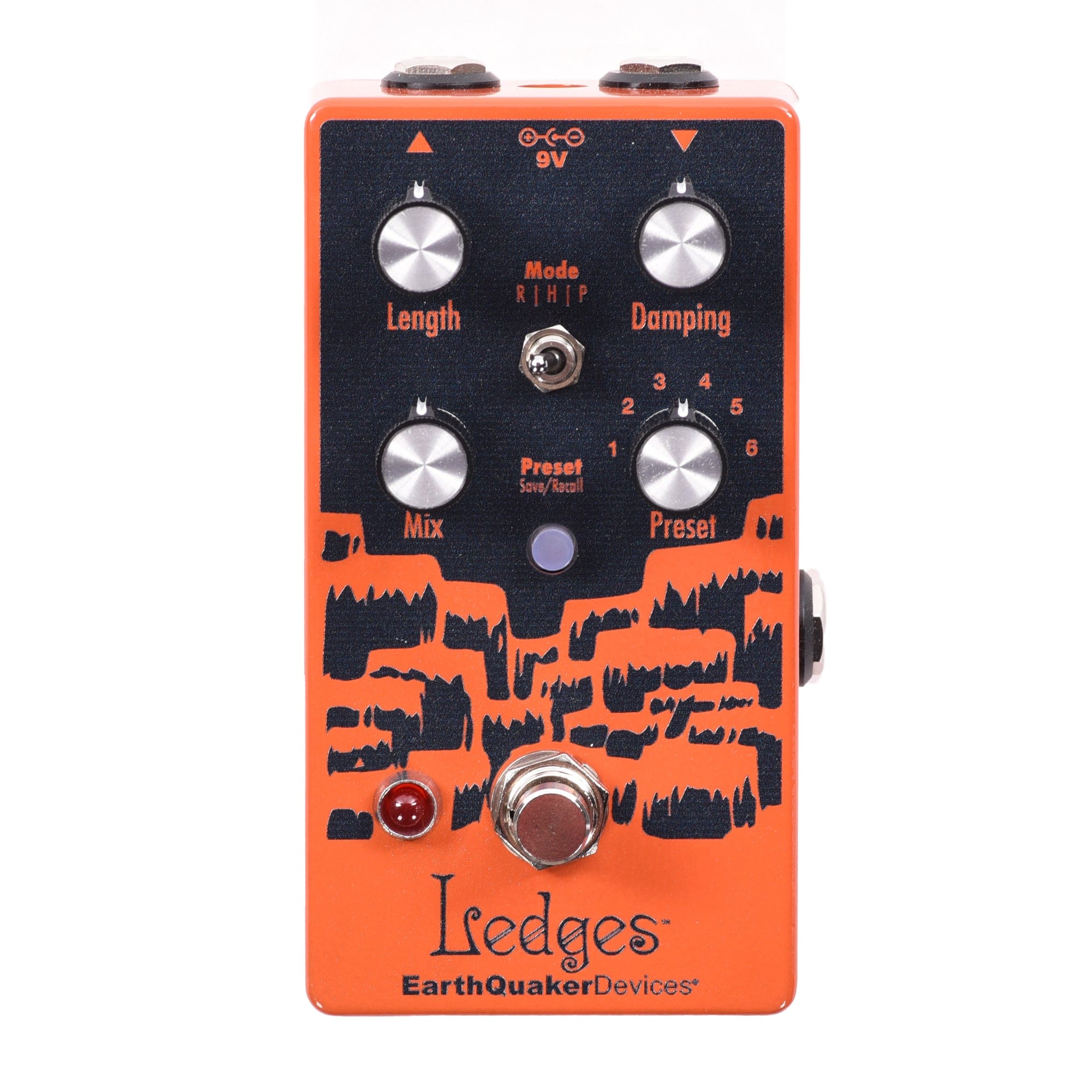 EarthQuaker Devices Ledges Tri-Dimensional Reverberation Machine Pedal ...