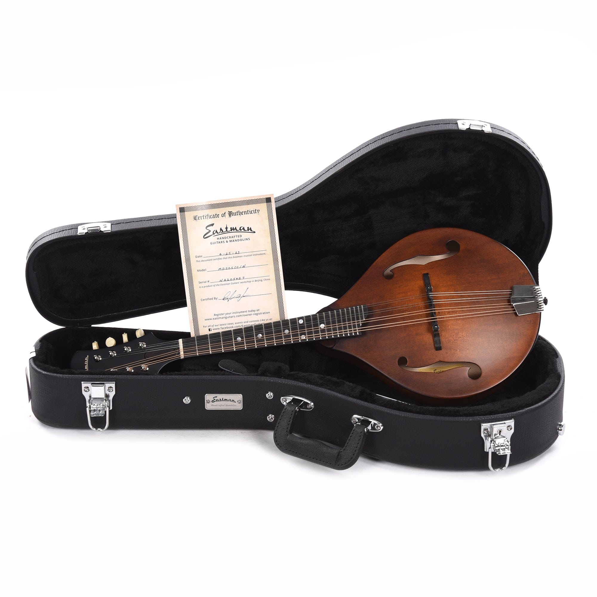 Eastman MD505CC/n Sitka/Maple A-Style Mandolin Classic Finish Vintage ...