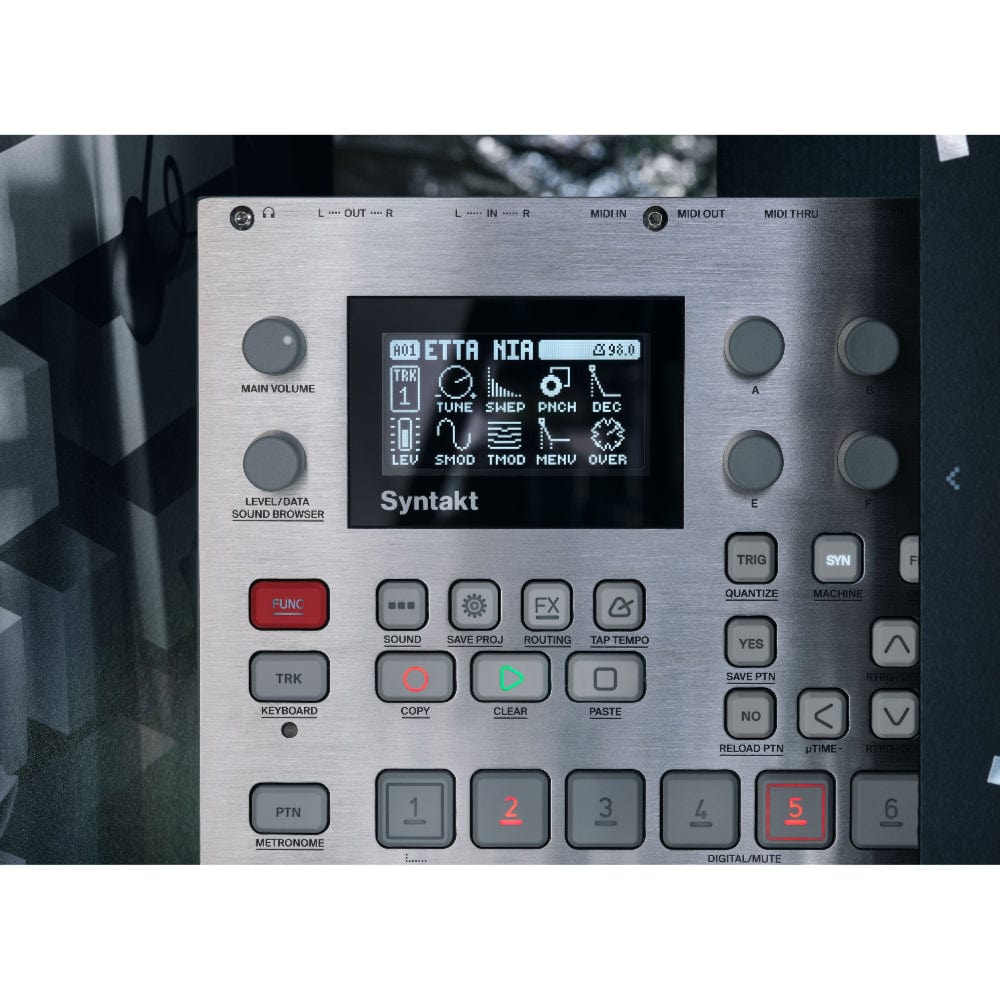 Elektron Syntakt 12 Track Drum Computer & Synthesizer E25 Anniversary ...