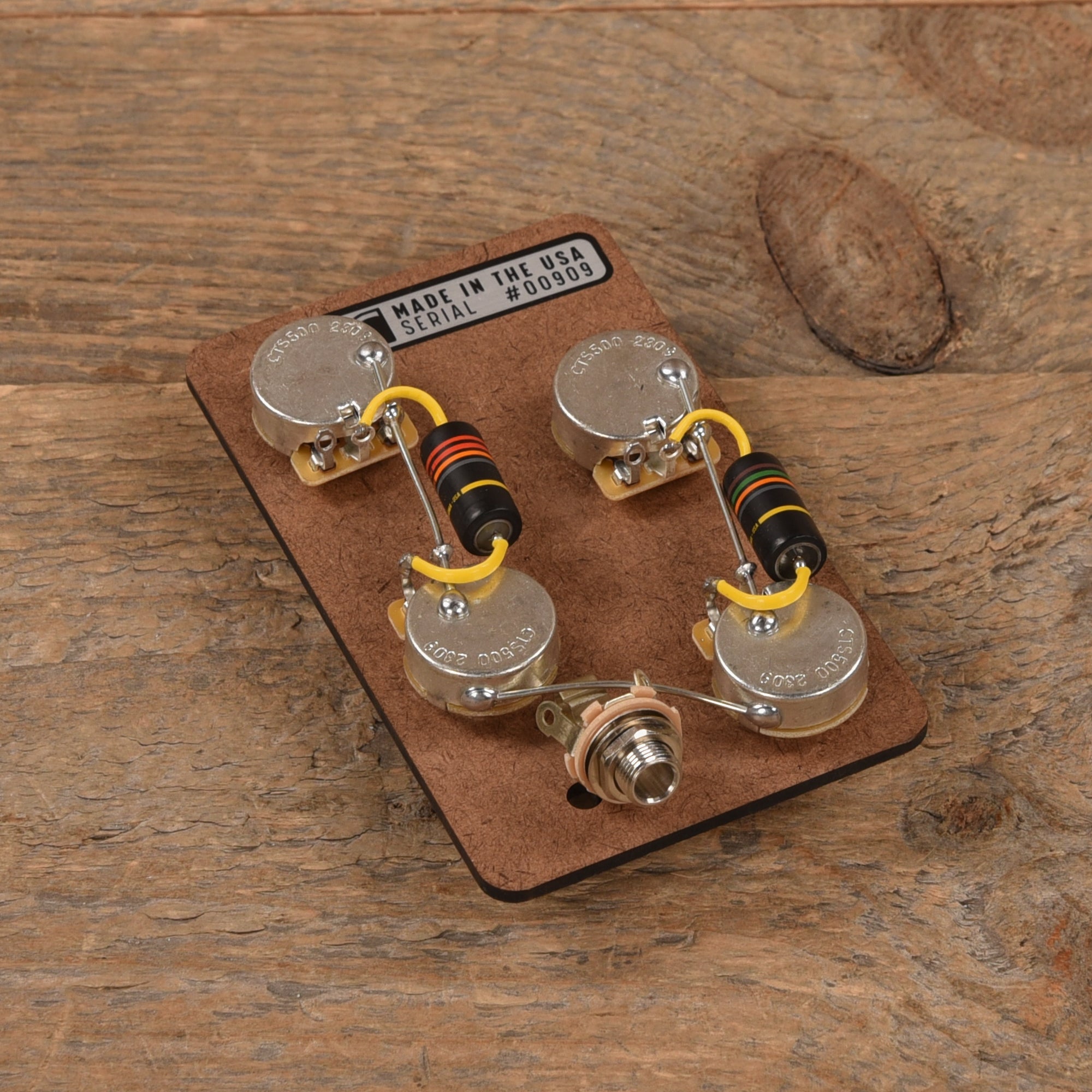 Emerson Custom Prewired Kit for Les Paul Short Shaft 3/8" (500K Pots ...