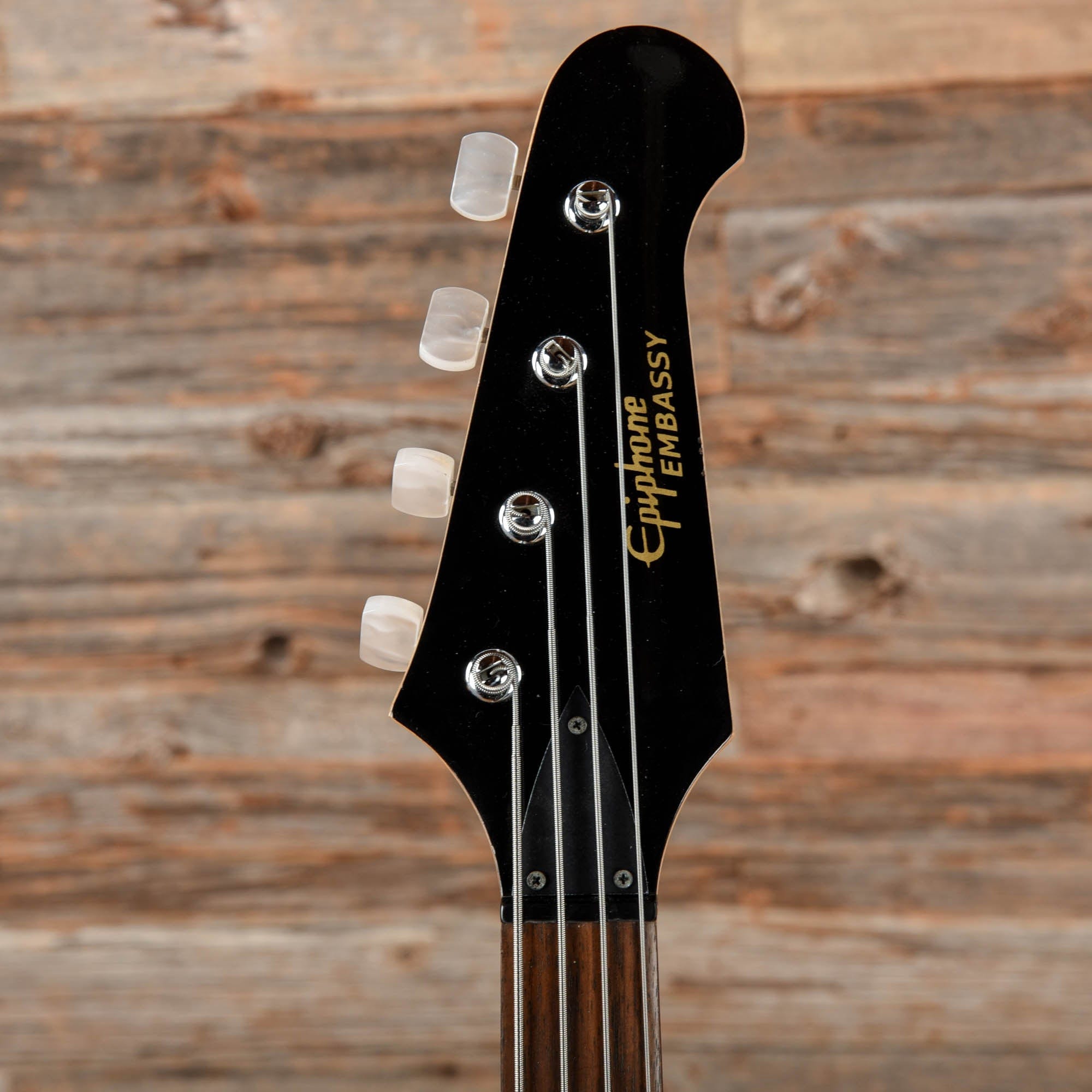 Epiphone Embassy Bass Black – Chicago Music Exchange
