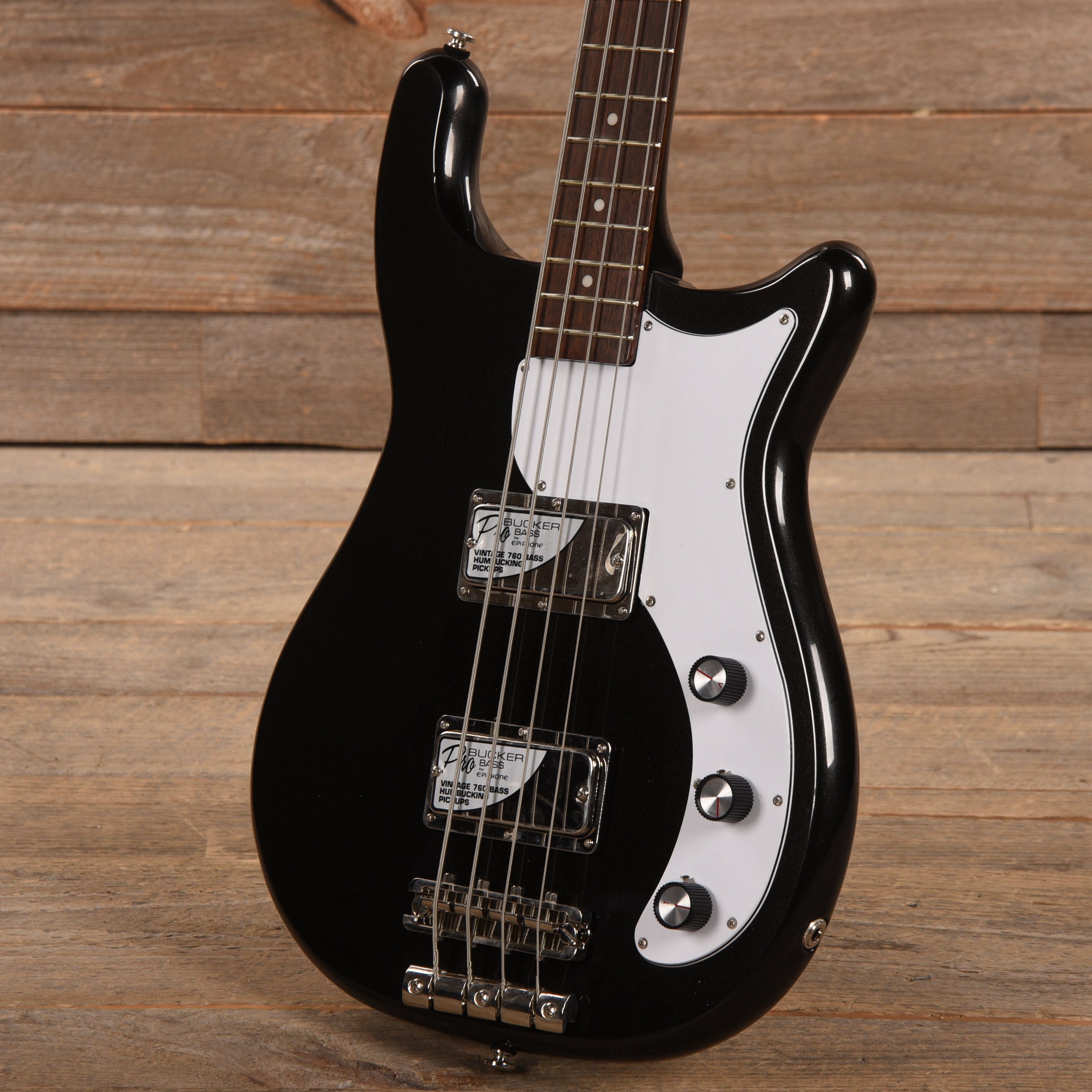 Epiphone Embassy Bass Graphite Black – Chicago Music Exchange