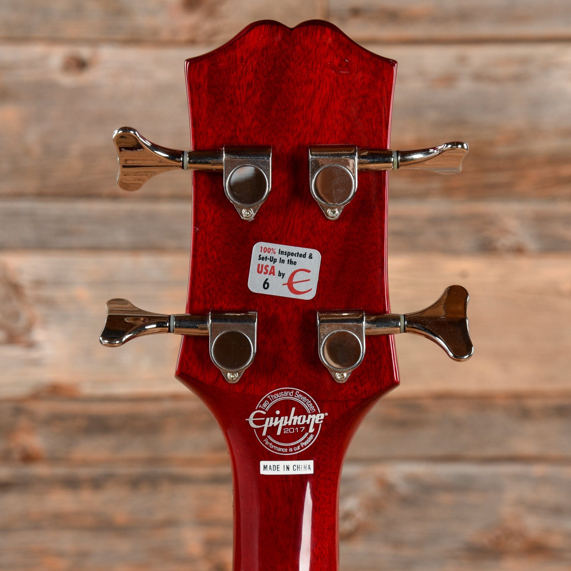 Epiphone Embassy Pro Bass Cherry 2017 – Chicago Music Exchange