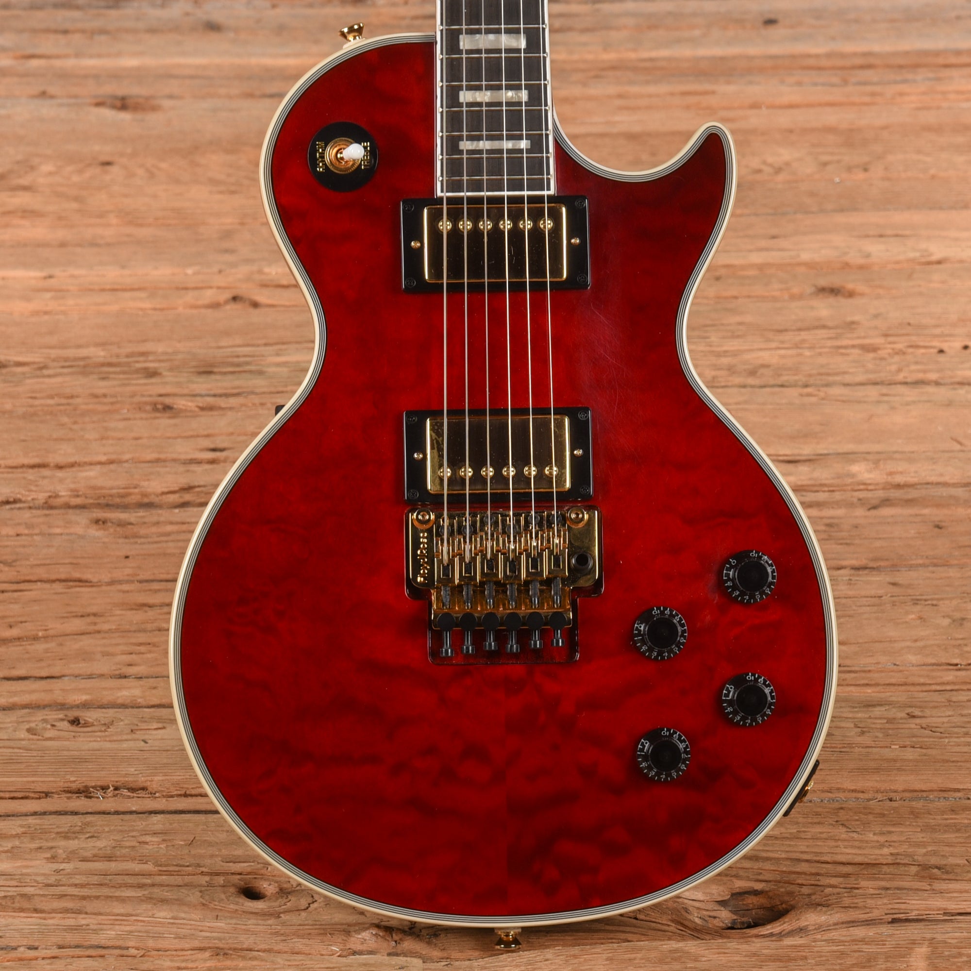 Epiphone Alex Lifeson Signature Les Paul Custom Axcess Ruby 2023 ...