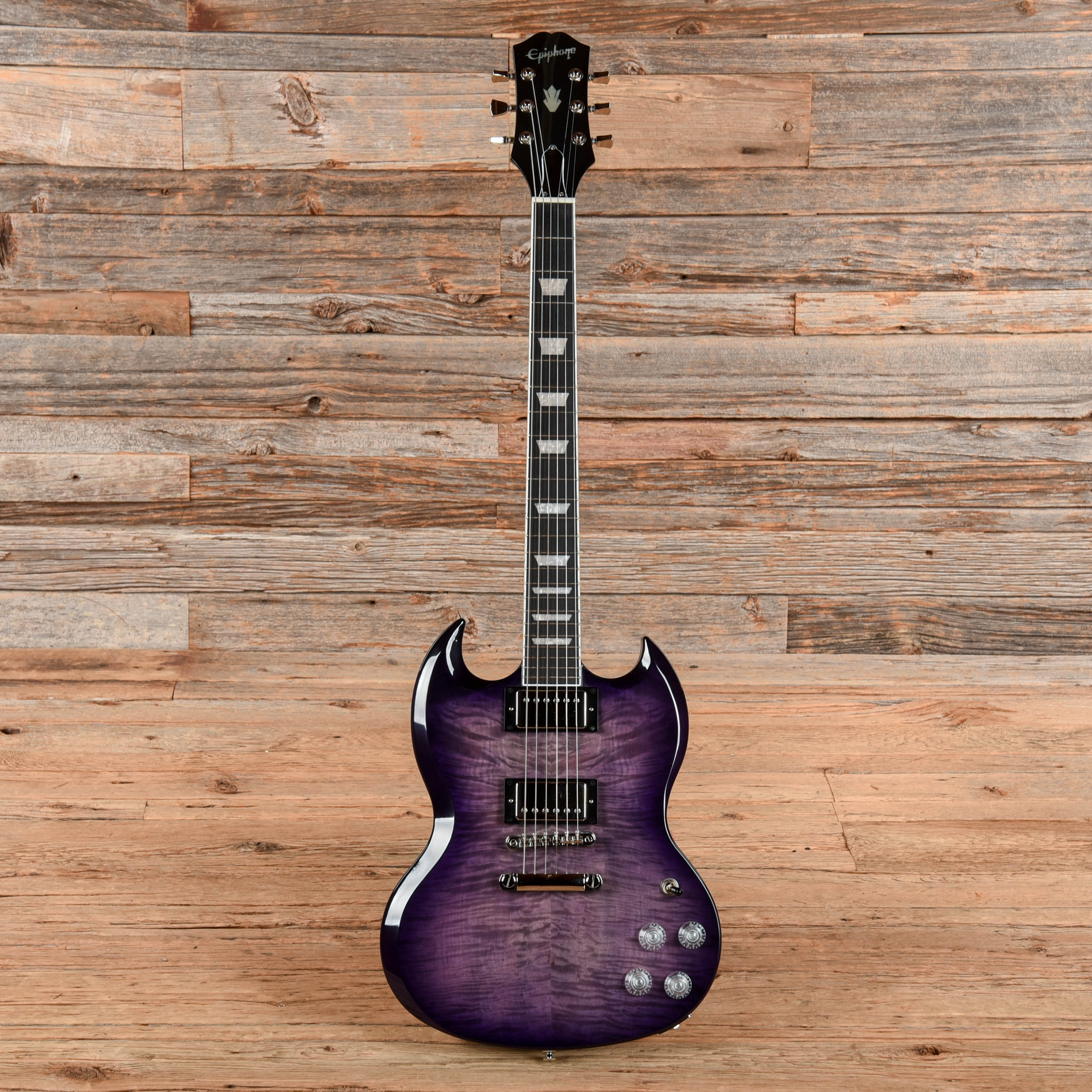 Epiphone SG Modern Figured Purple Burst 2025 – Chicago Music Exchange