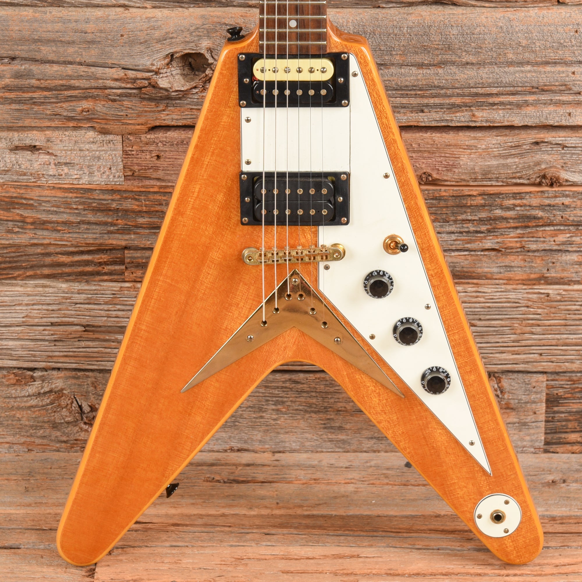 Epiphone '58 Korina Flying V Natural 1988 – Chicago Music Exchange