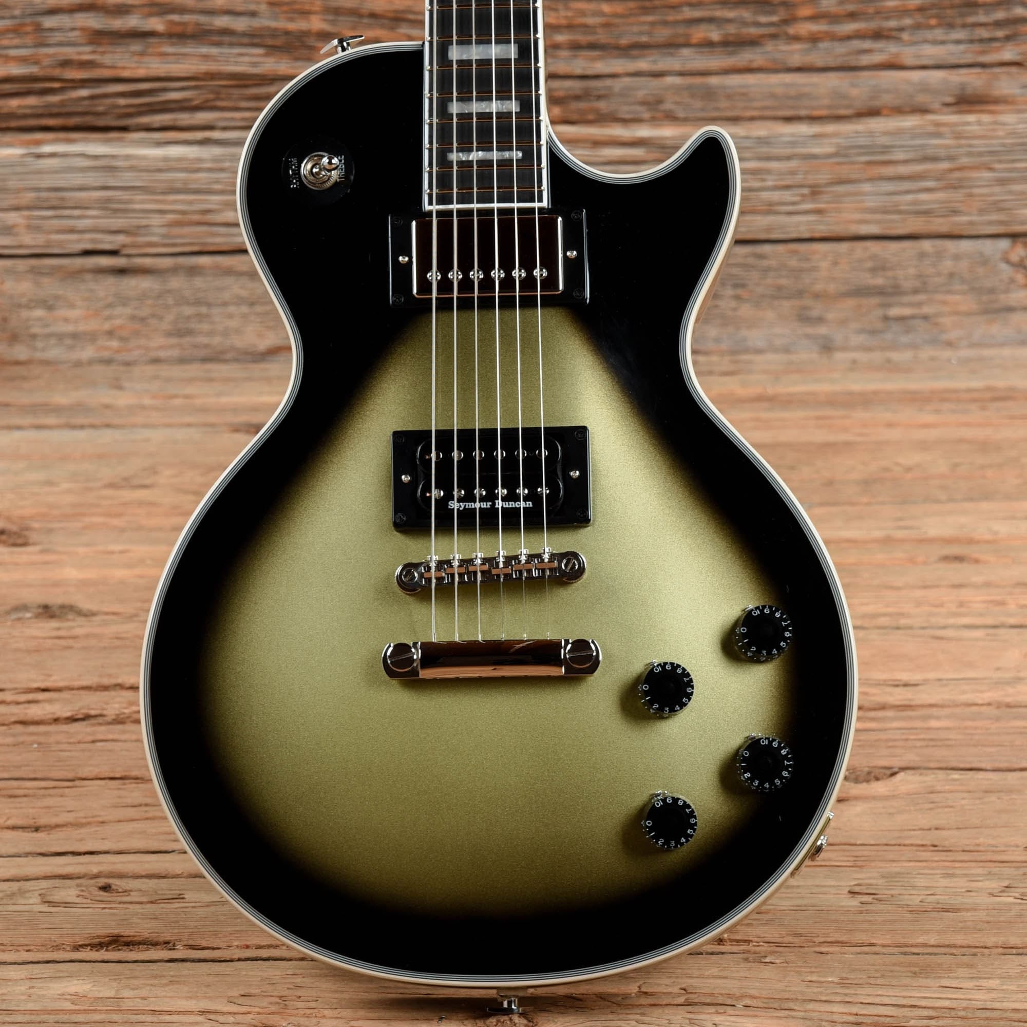 Epiphone Adam Jones Signature Art Series Les Paul Custom Silverburst 2 ...