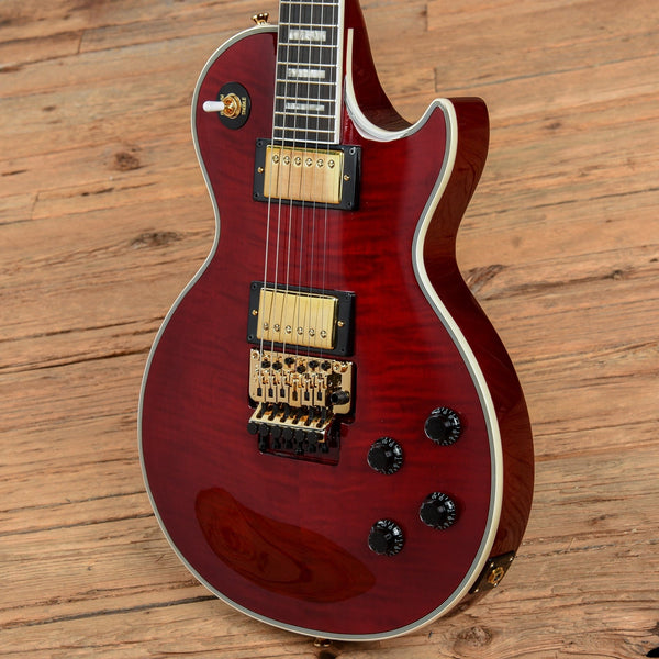 Epiphone Alex Lifeson Signature Les Paul Custom Axcess Ruby 2023 ...